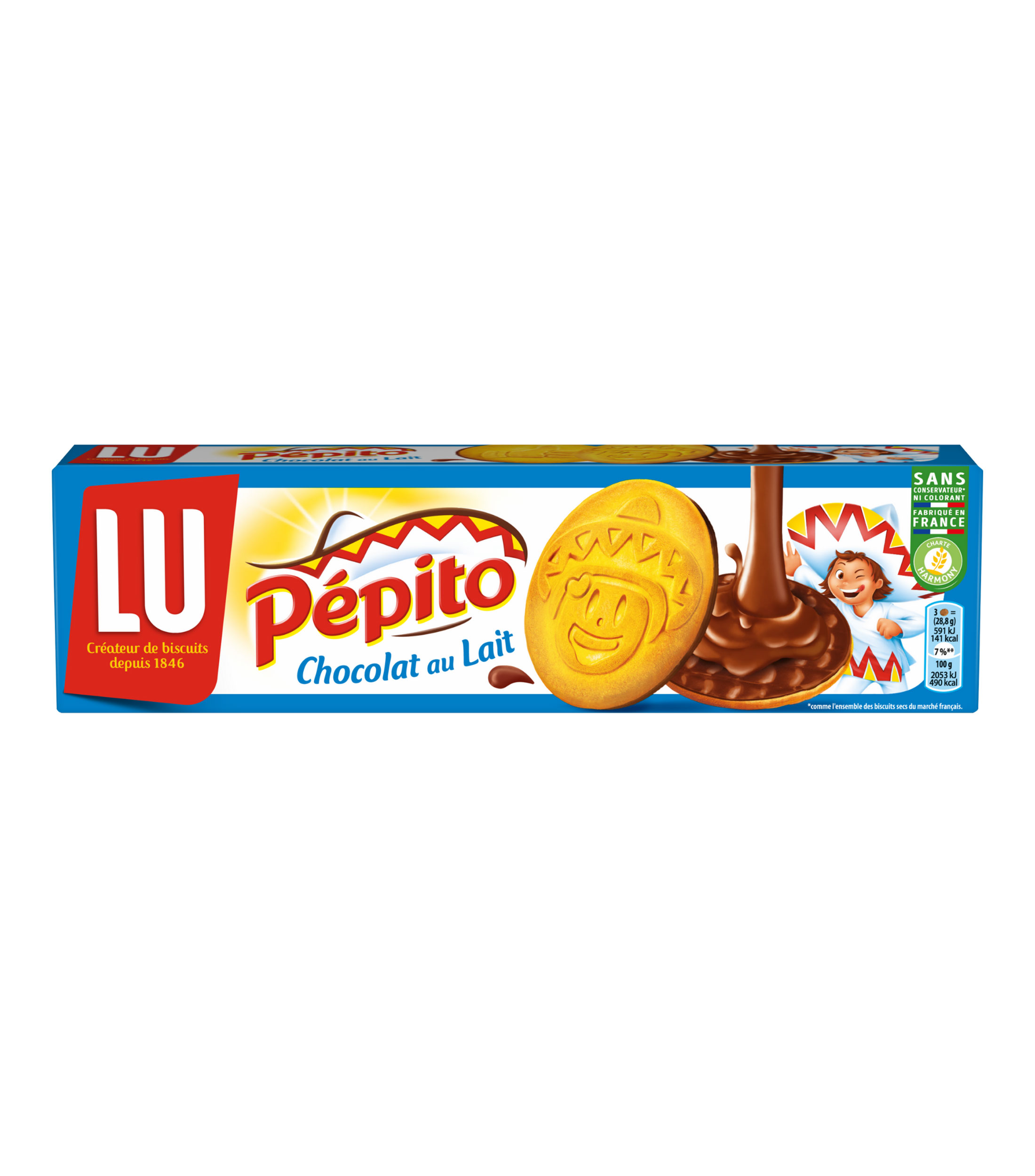 LU | Galletas Pépito Chocolate de leche, 192 gr | El Palacio de Hierro