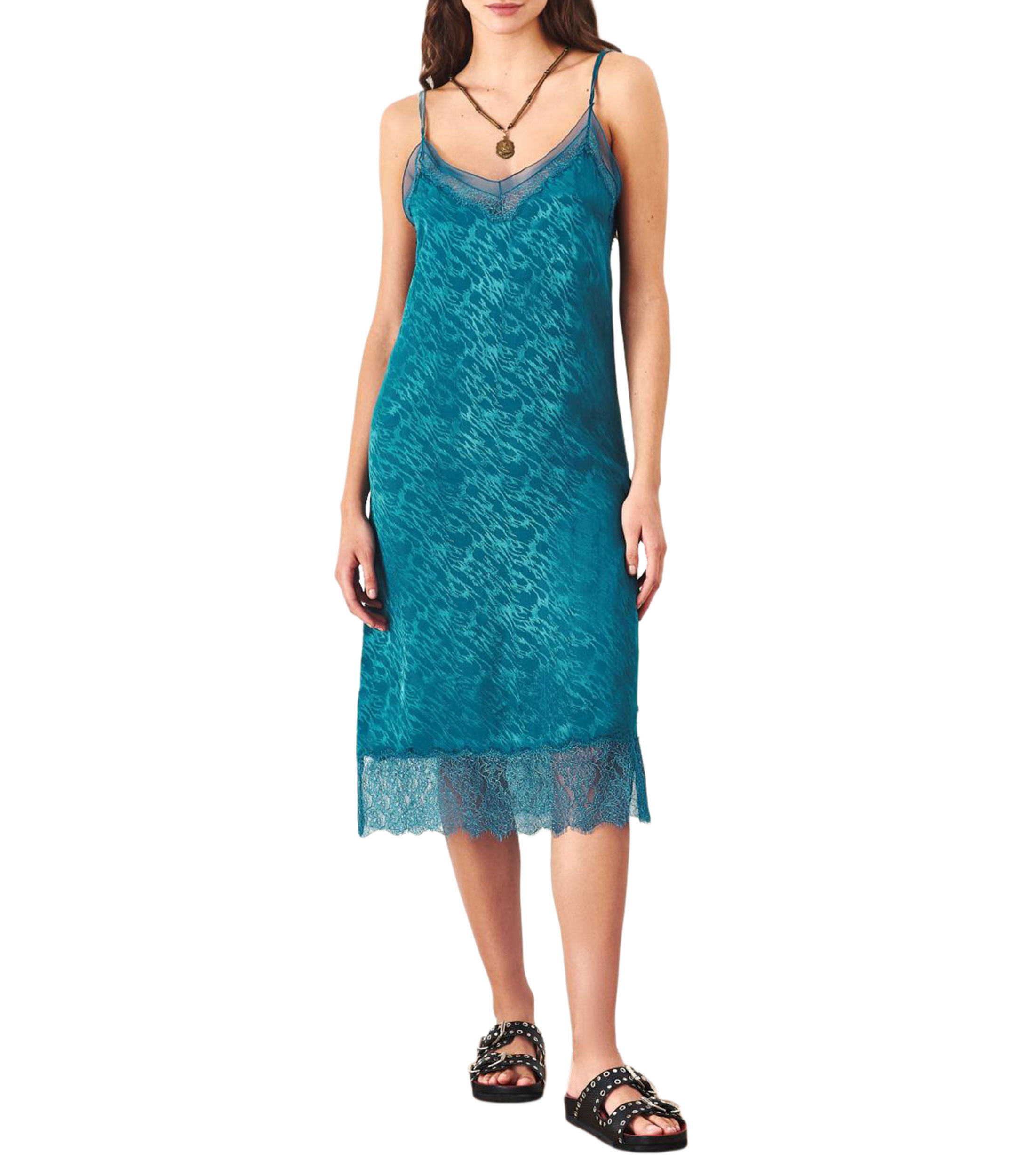 Rapsodia Vestido Midi Estampado Mujer - El Palacio de Hierro