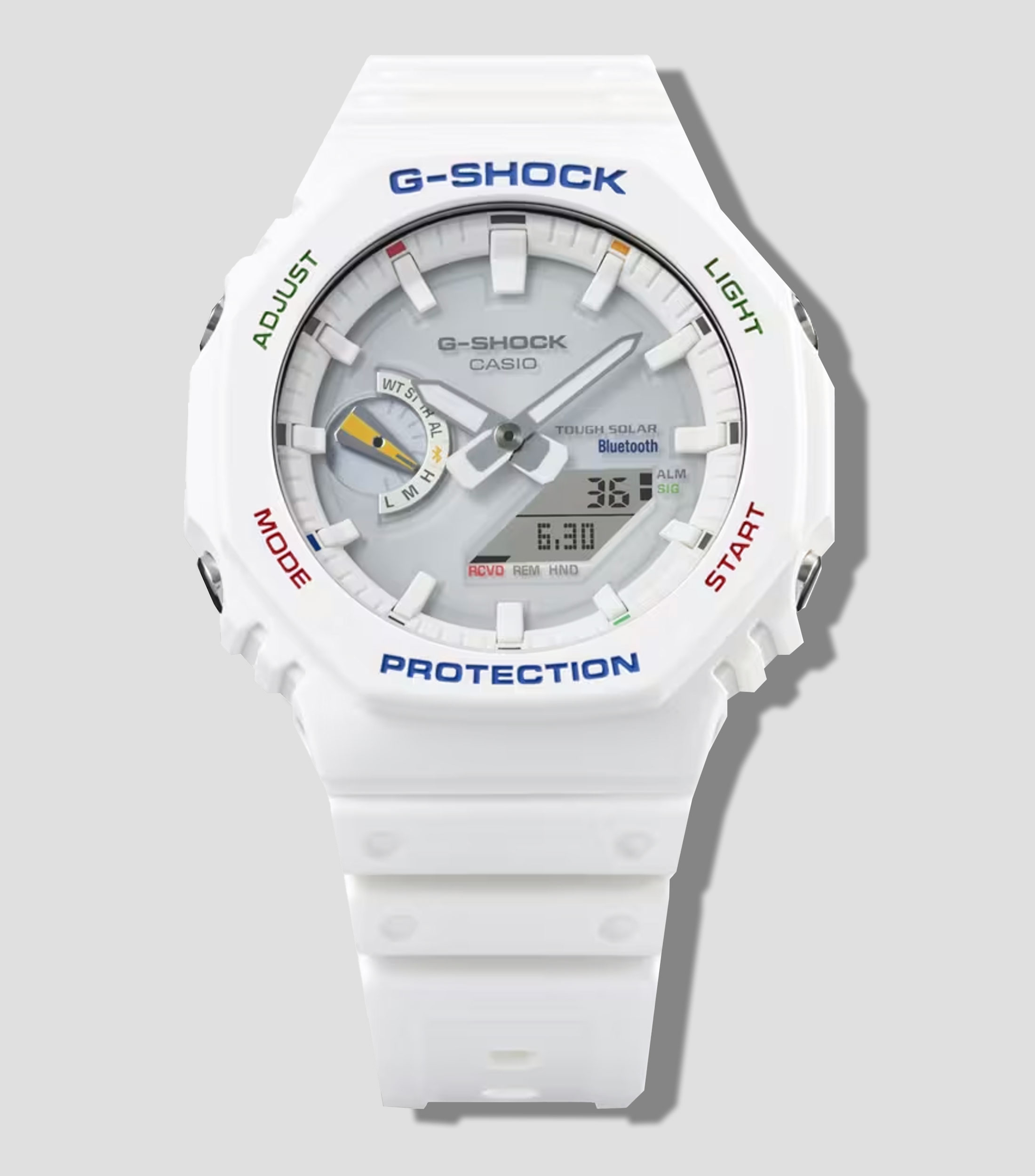 Casio: Reloj para Hombre G-Shock Multi Color Accents Casual, Blanco ...