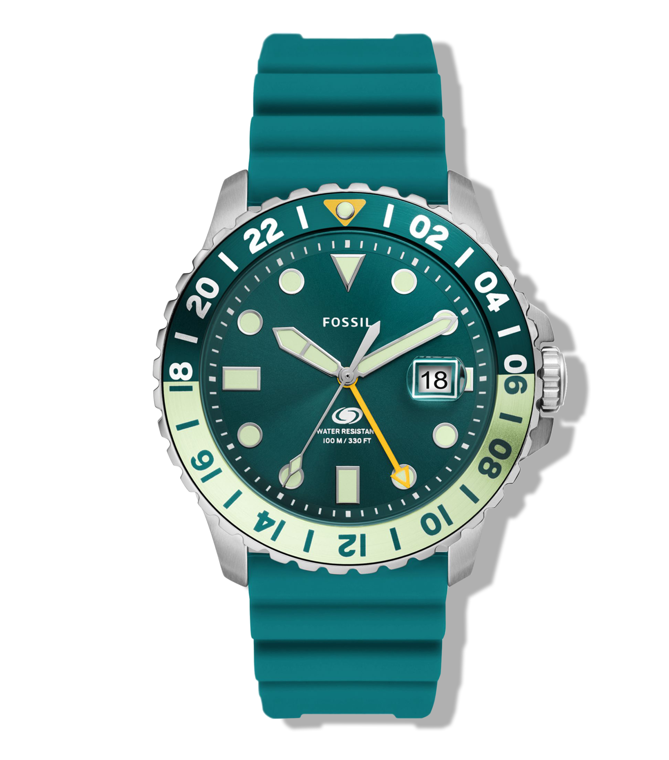 Fossil Reloj para hombre Edición Especial Fossil Blue Casual, Plata ...