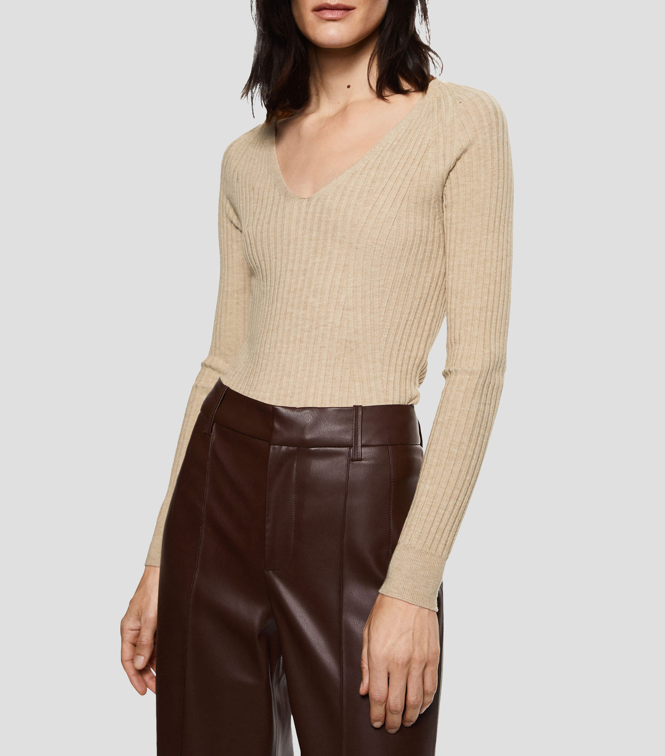 Mango Suéter cuello "V" Mujer - El Palacio de Hierro