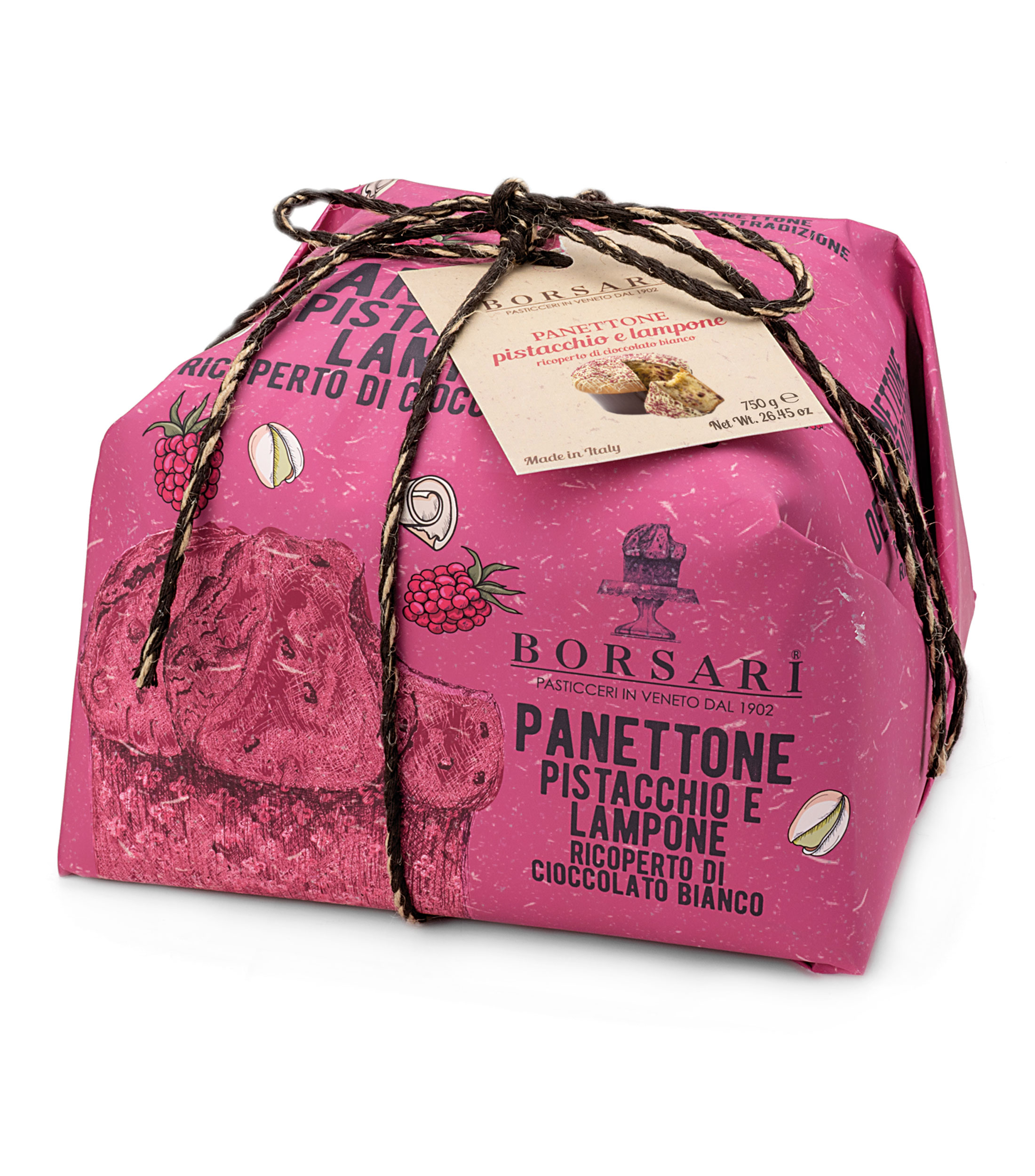 Borsari Verona: Panettone Pistach Fram, 750 gr | El Palacio de Hierro