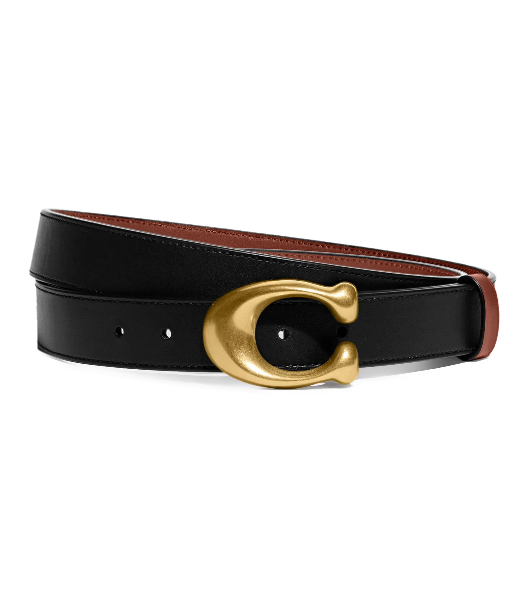 COACH Cinturón reversible en piel bicolor Mujer - El Palacio de Hierro
