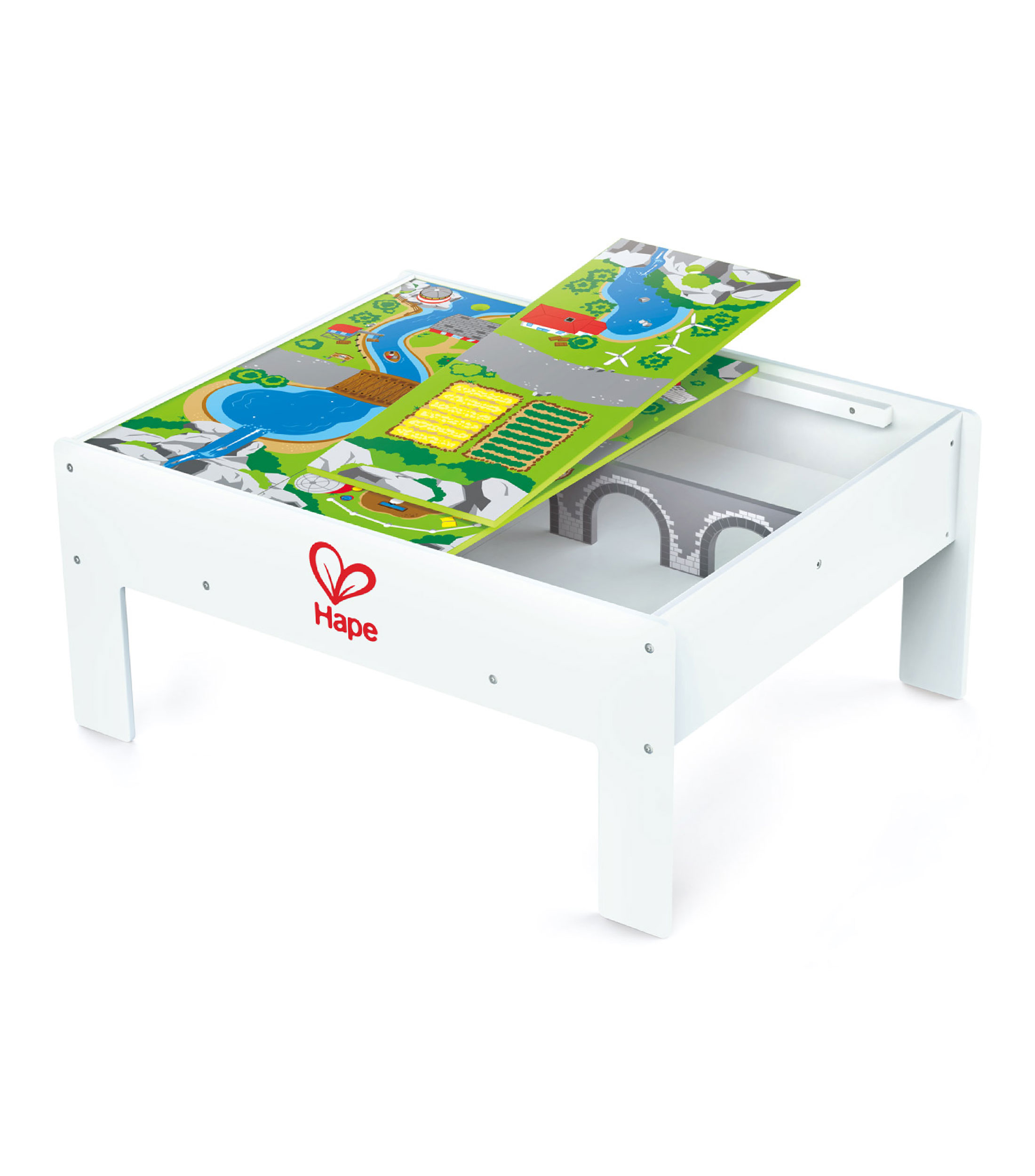Hape: Pista Reversible Train Storage Table | El Palacio de Hierro