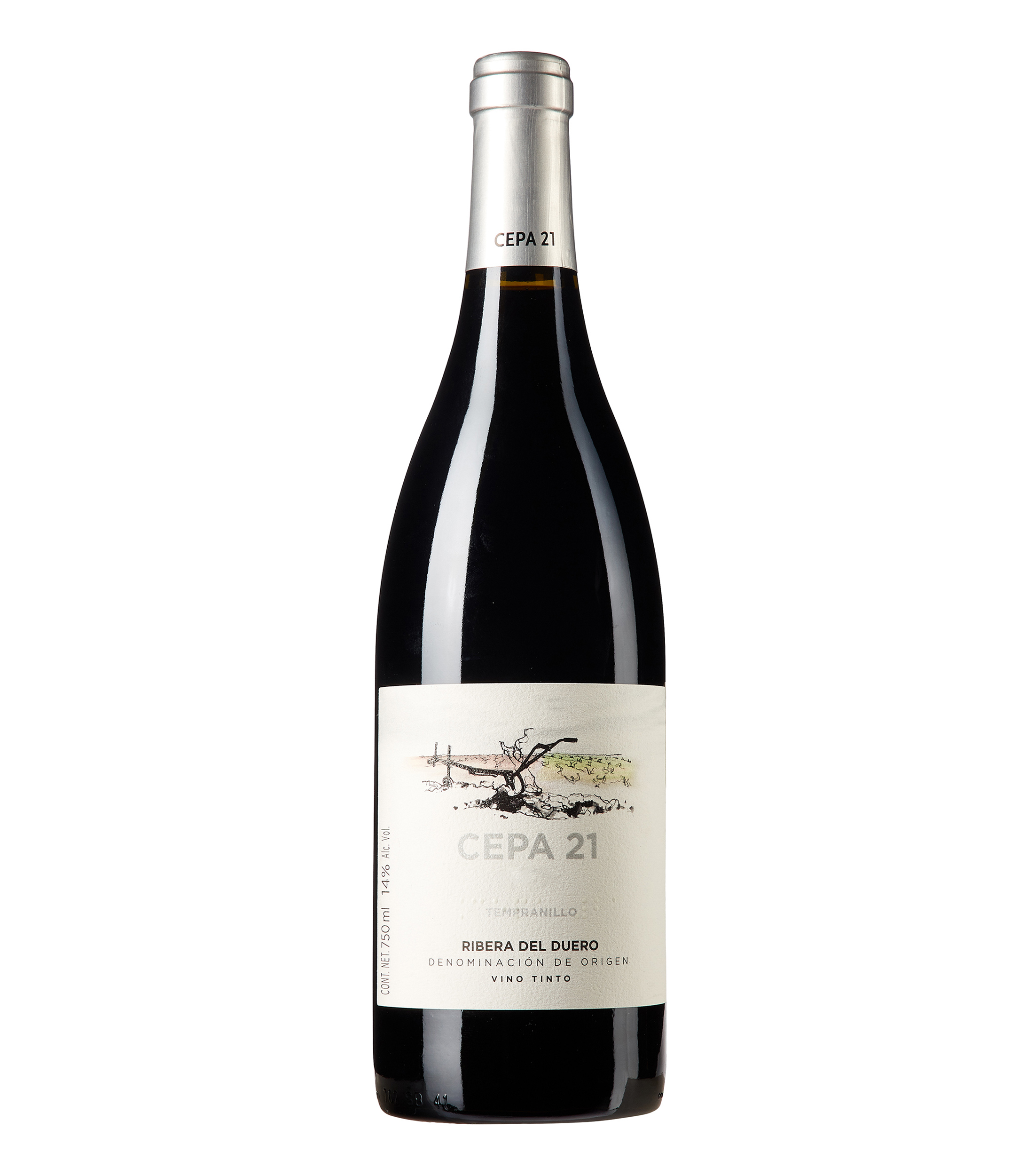 Cepa 21 Vino tinto Tempranillo, 750 ml - El Palacio de Hierro