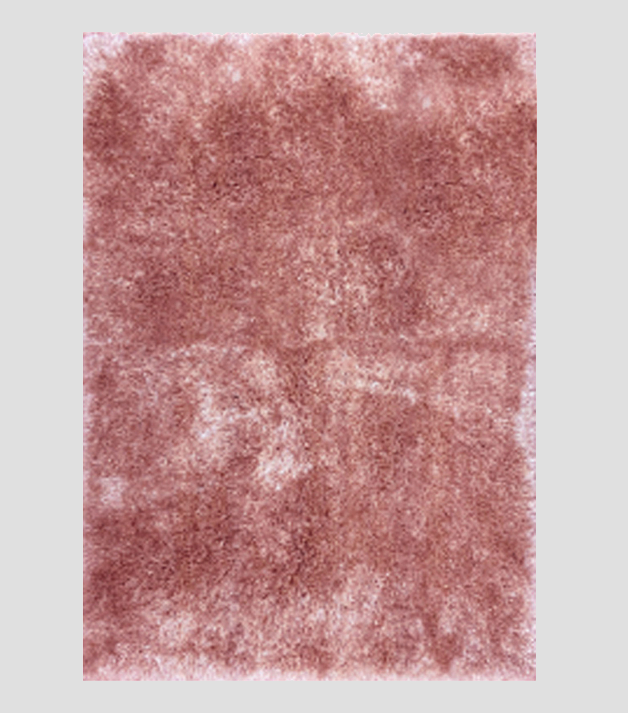 Chester & Peck Tapete de Baño Silk Shag Rosa - El Palacio de Hierro