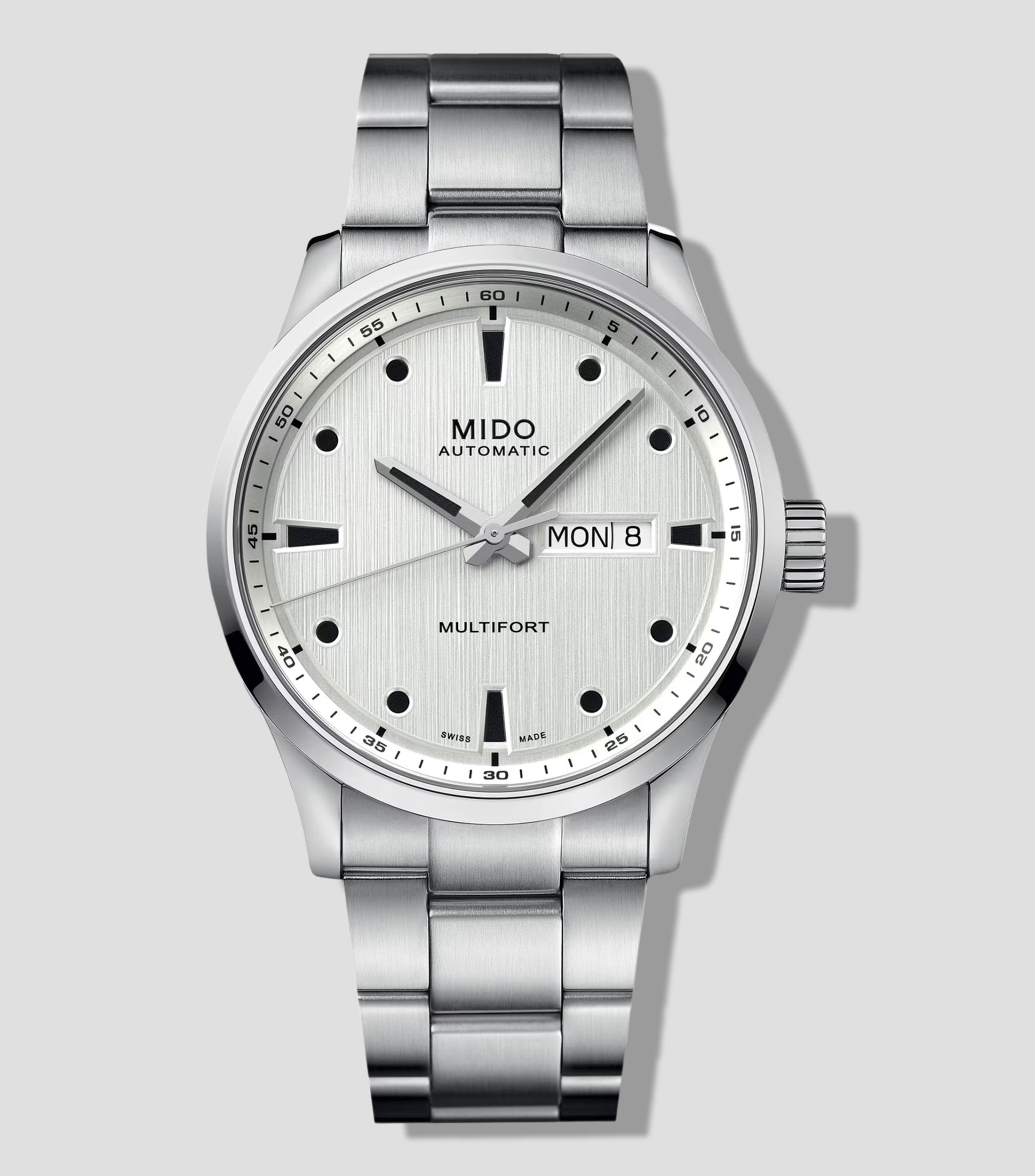 Mido Reloj Unisex Multifort M, Casual plateado - El Palacio de Hierro