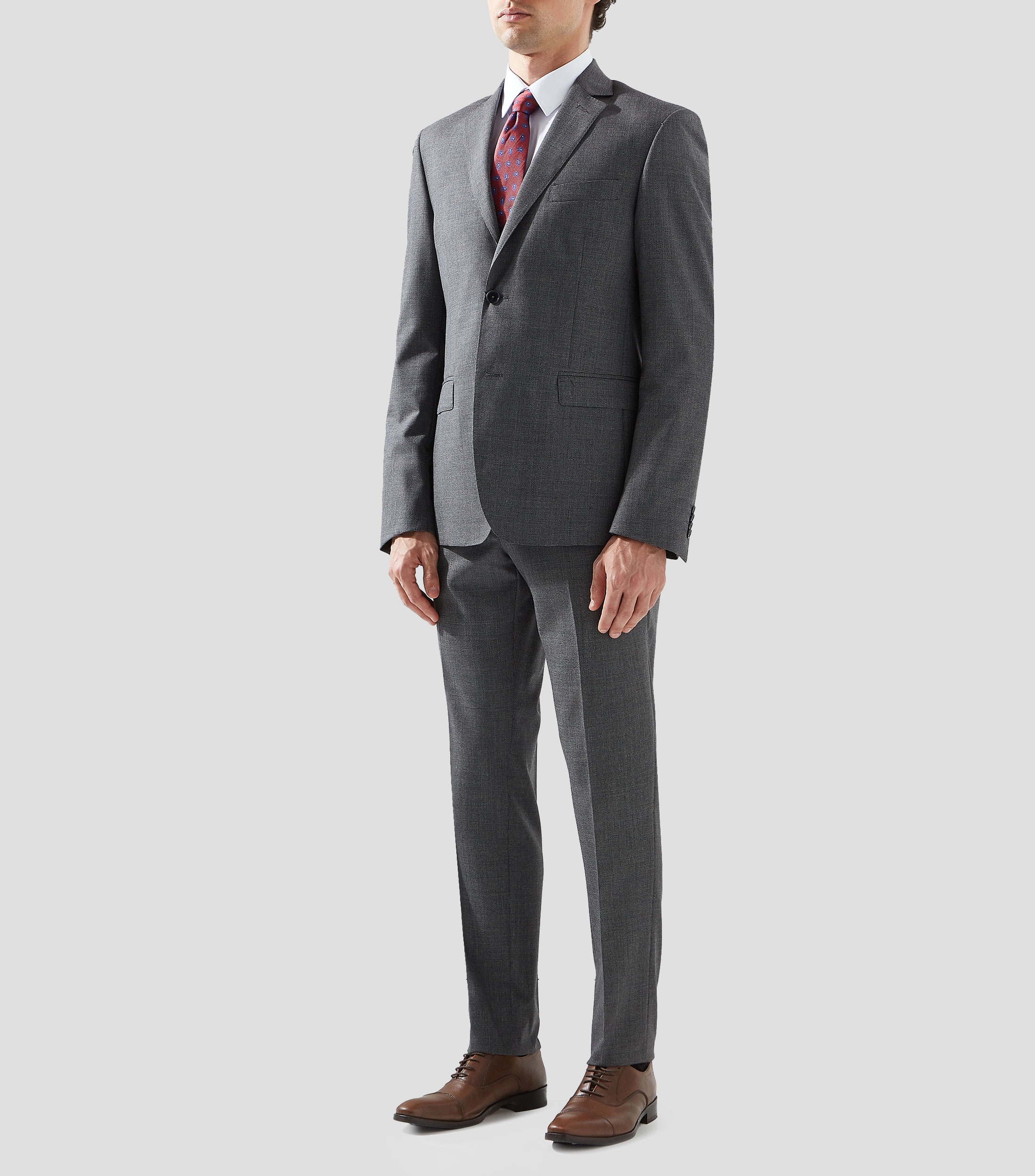 Pal Zileri: Traje de corte regular jaspeado Hombre | El Palacio de Hierro