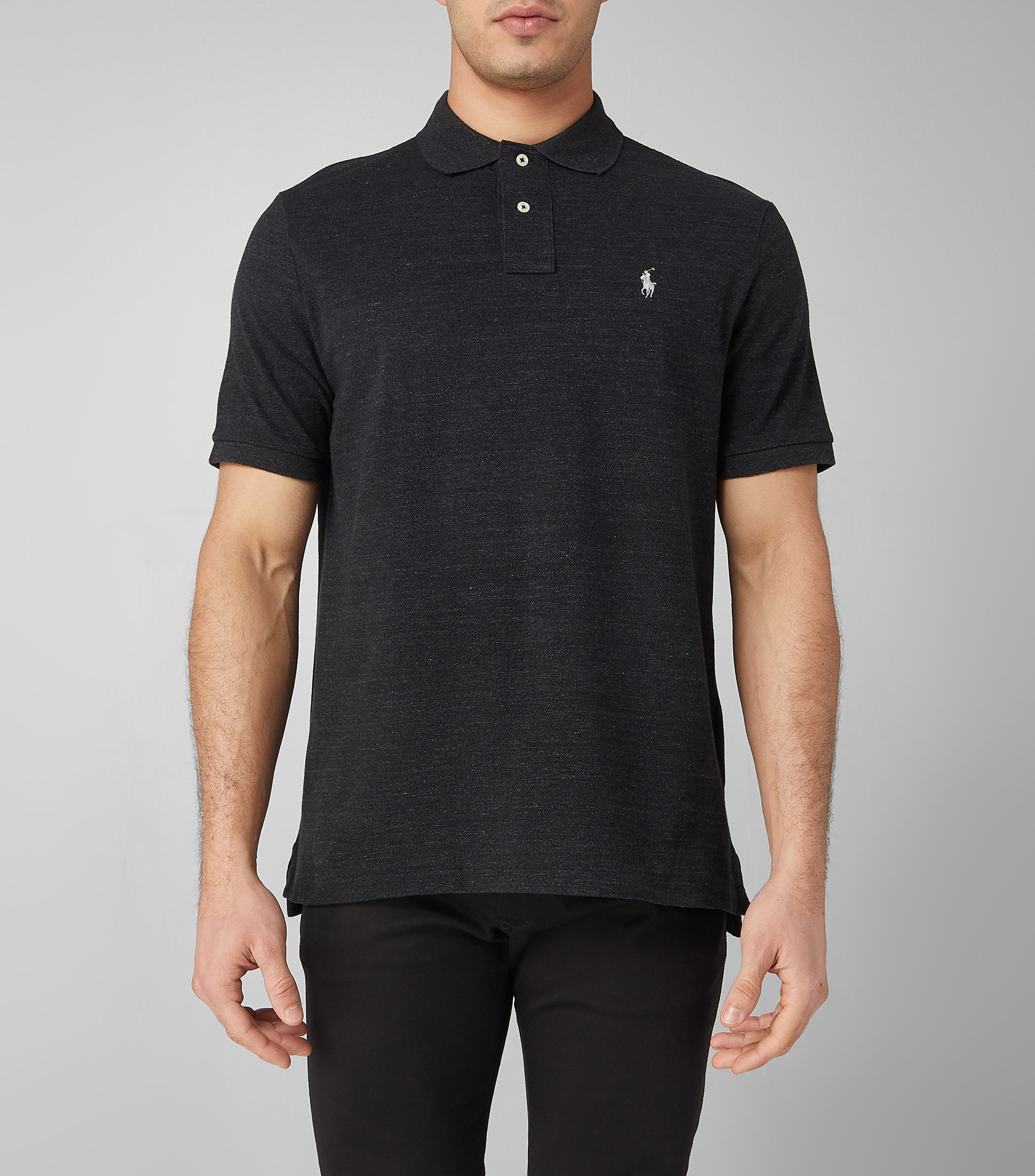 Polo Ralph Lauren: Playera tipo Polo negra de manga corta Hombre | El ...