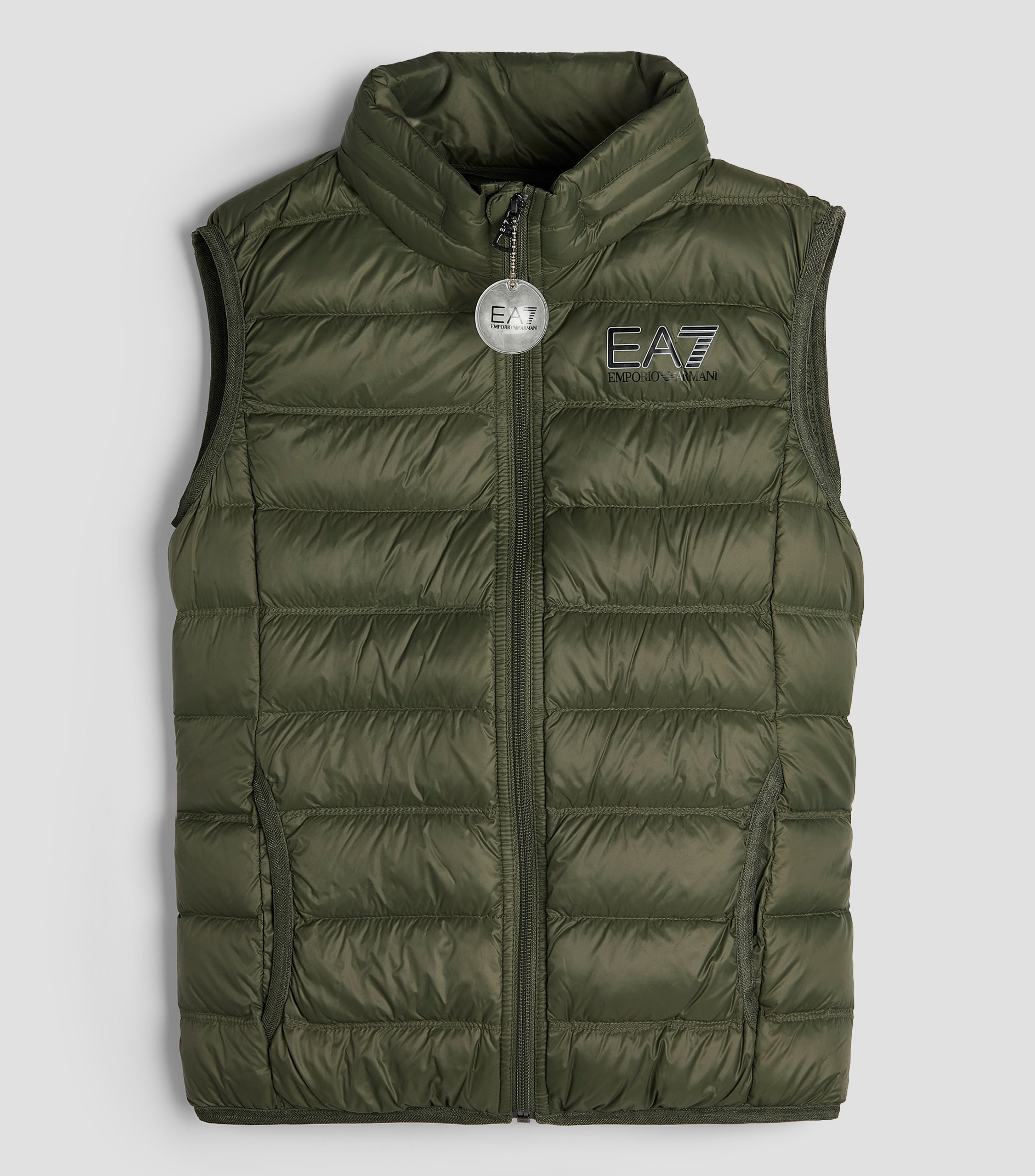 EA7 Emporio Armani: Chaleco acolchado con capucha Niño | El Palacio de Hierro