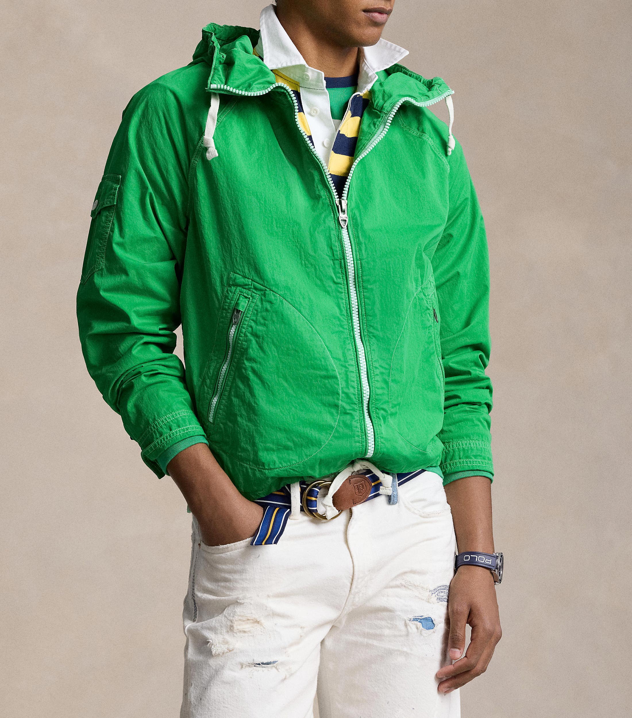 Polo Ralph Lauren: Chamarra con capucha Hombre | El Palacio de Hierro