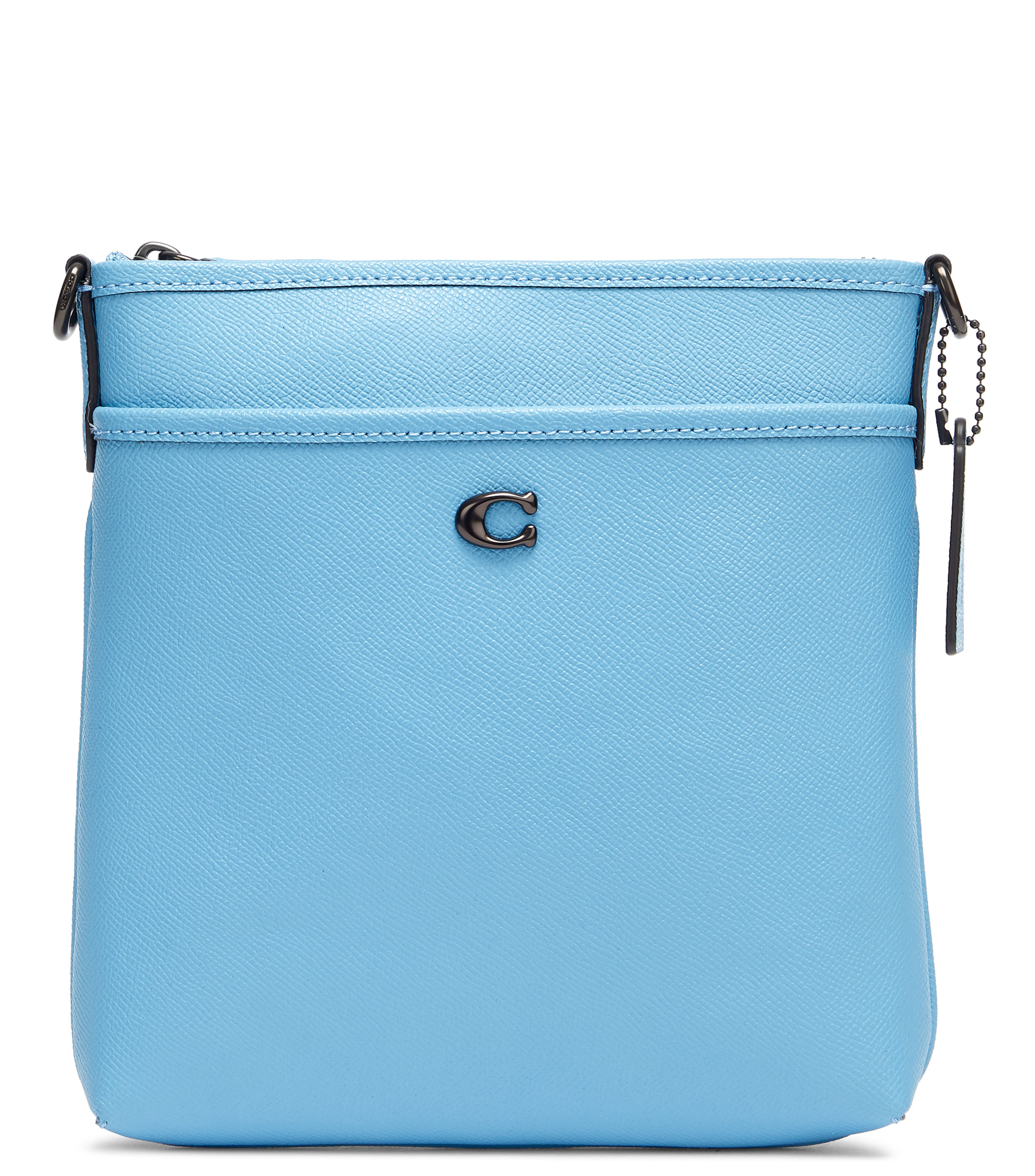 COACH: Bolso crossbody azul en piel con textura Mujer | El Palacio de ...