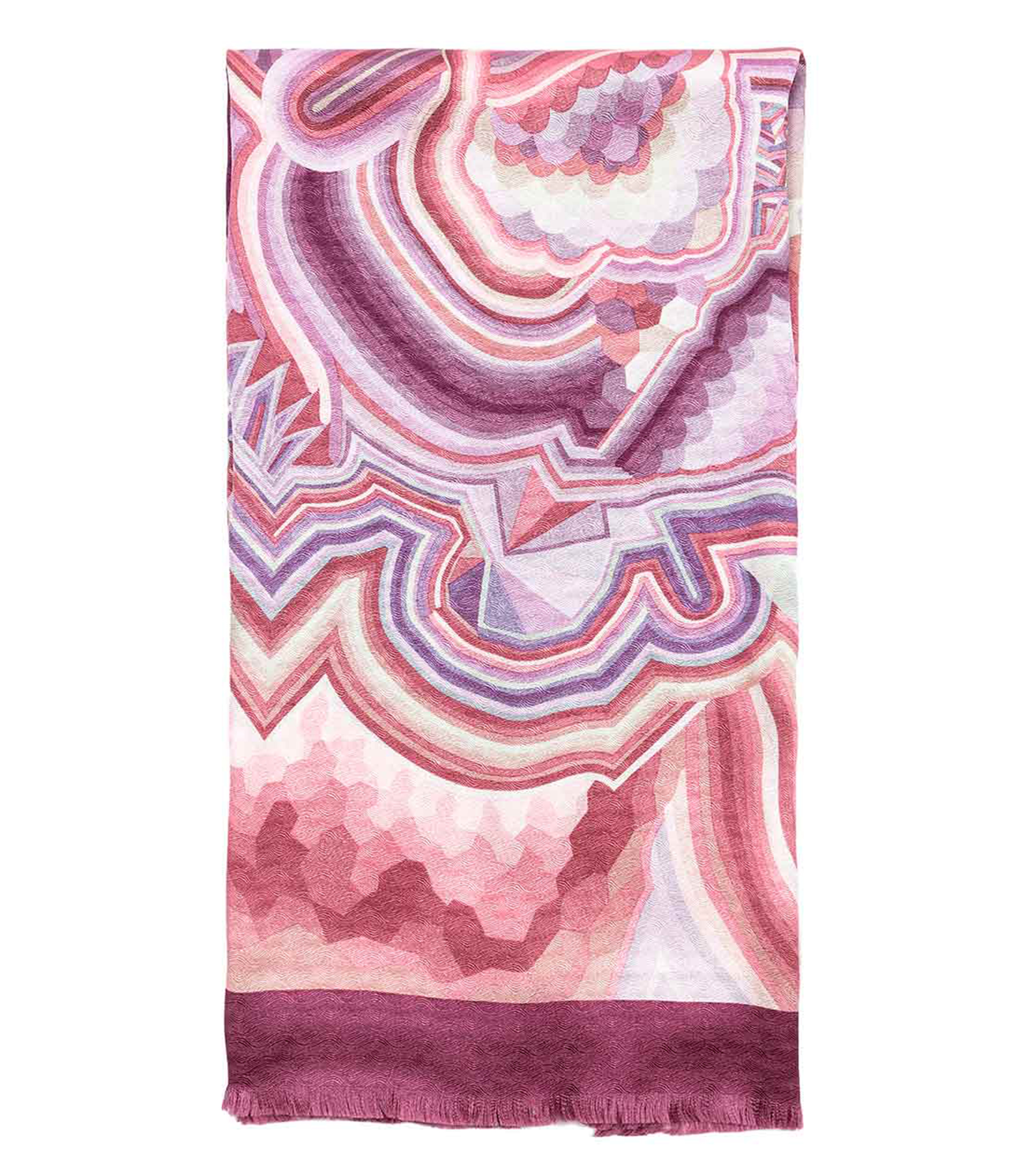 Pineda Covalin Chalina rosa con figuras geométricas Mujer - El Palacio ...