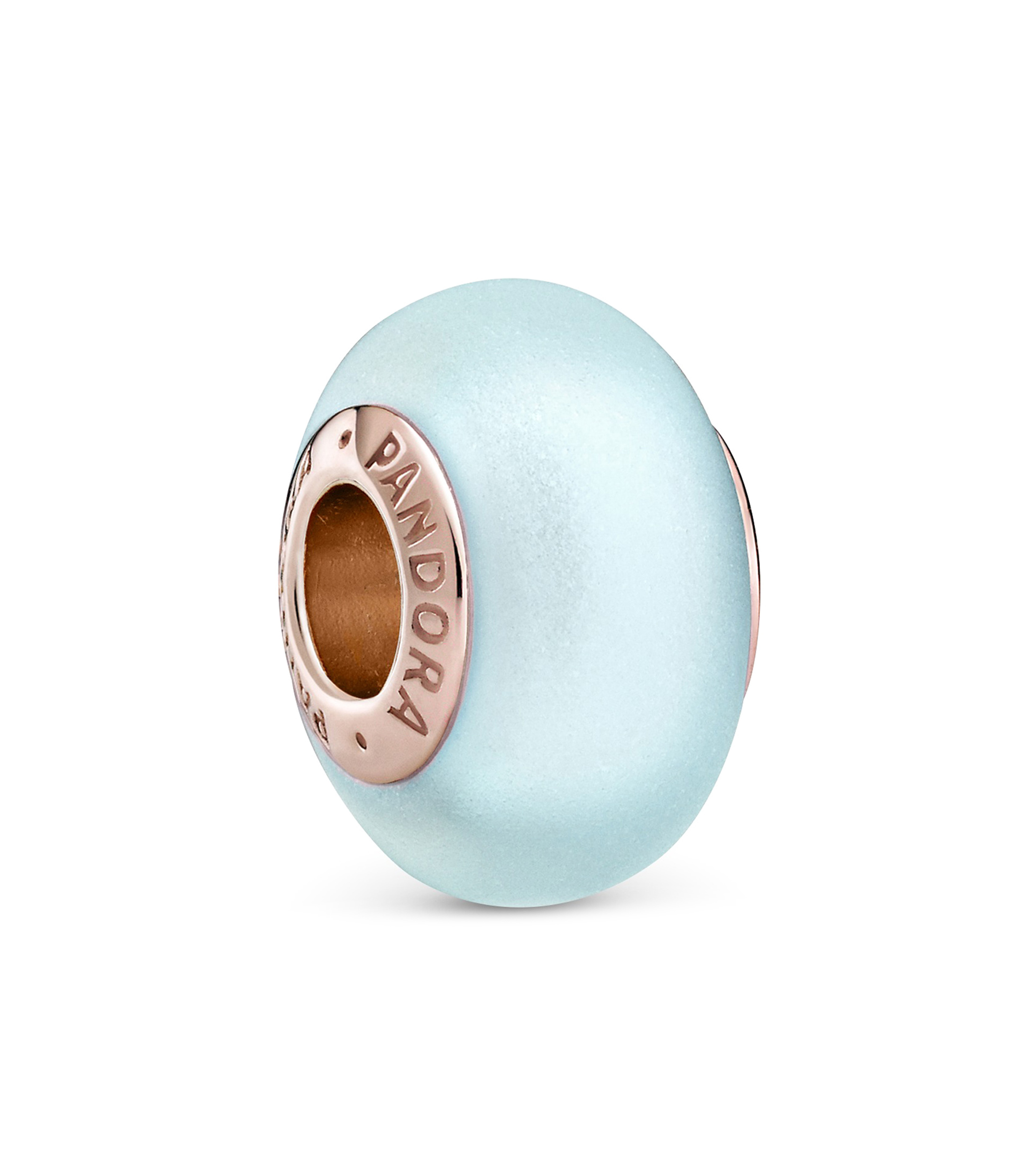 Pandora Charm de cristal Murano azul mate Pandora Rose Mujer - El ...