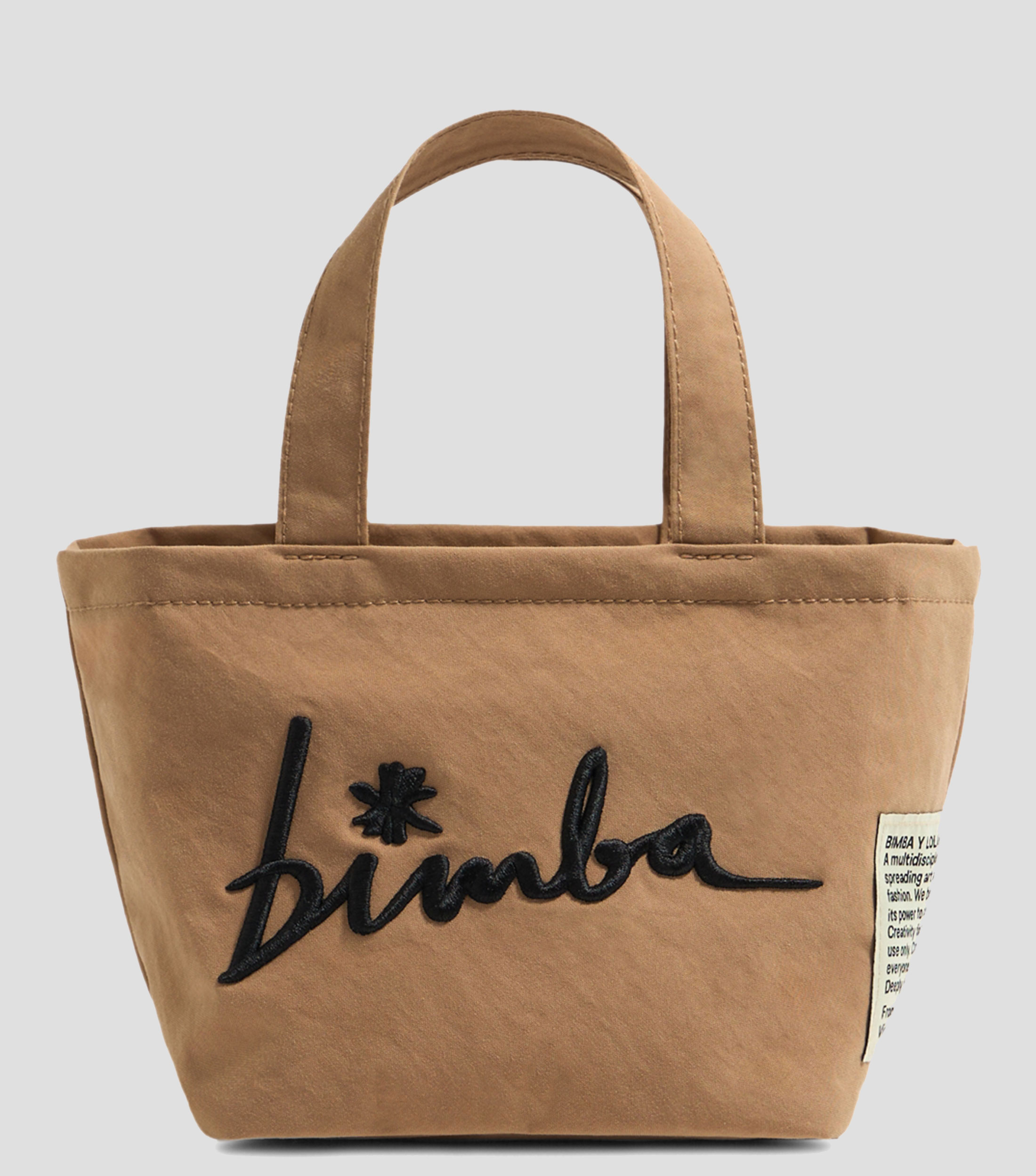 Bimba y Lola: Bolso tote mini nylon marrón Mujer | El Palacio de Hierro
