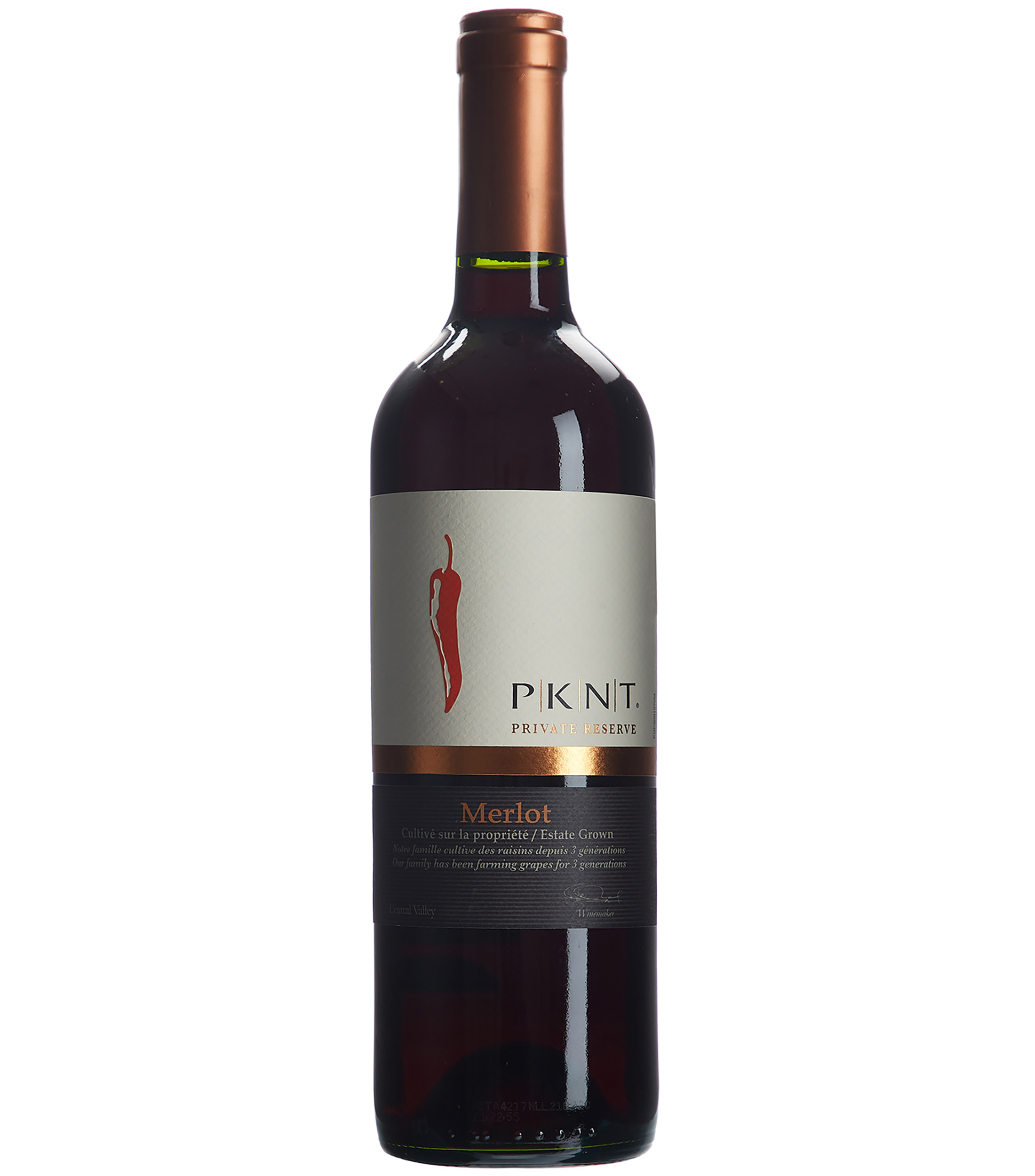 PKNT Vino Tinto Merlot, 750 ml - El Palacio de Hierro