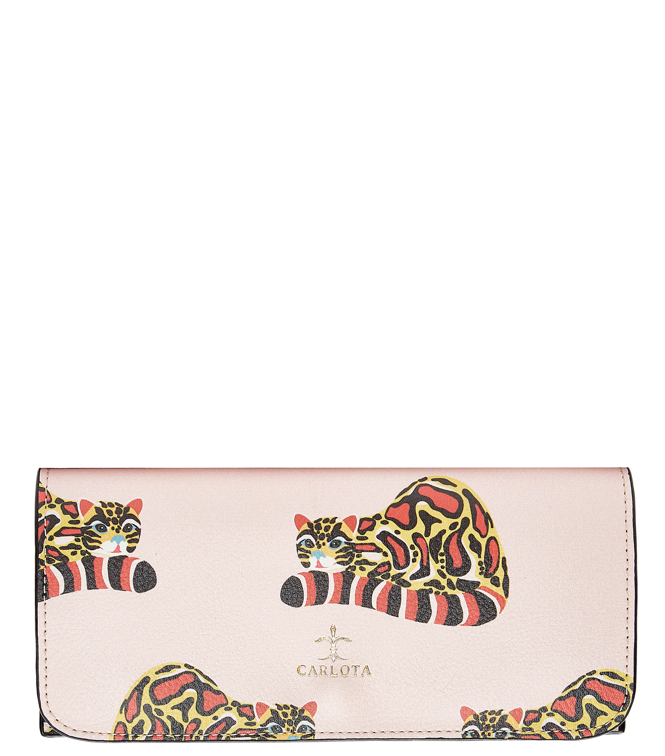 Carlota Cartera rosa en piel Ocelote Mujer - El Palacio de Hierro