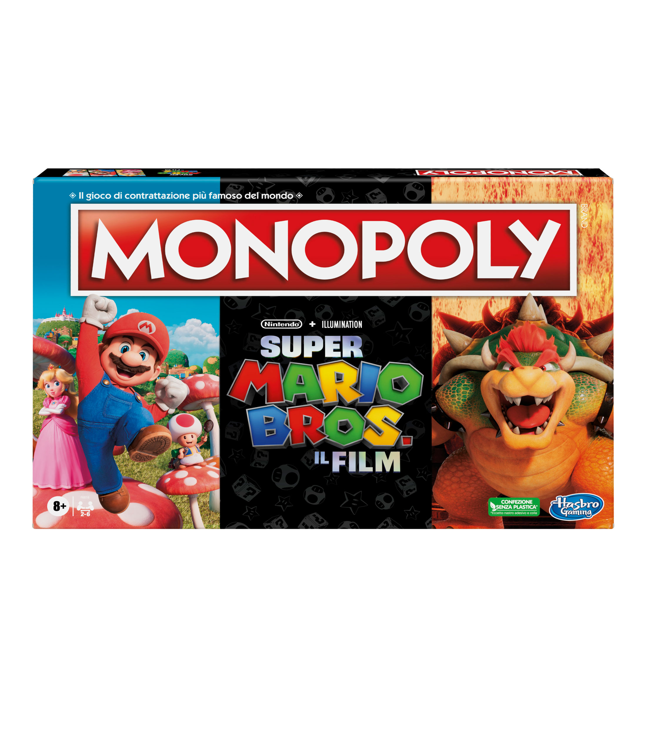 Hasbro Gaming: Juego de mesa Monopoly basado en la película The Super ...