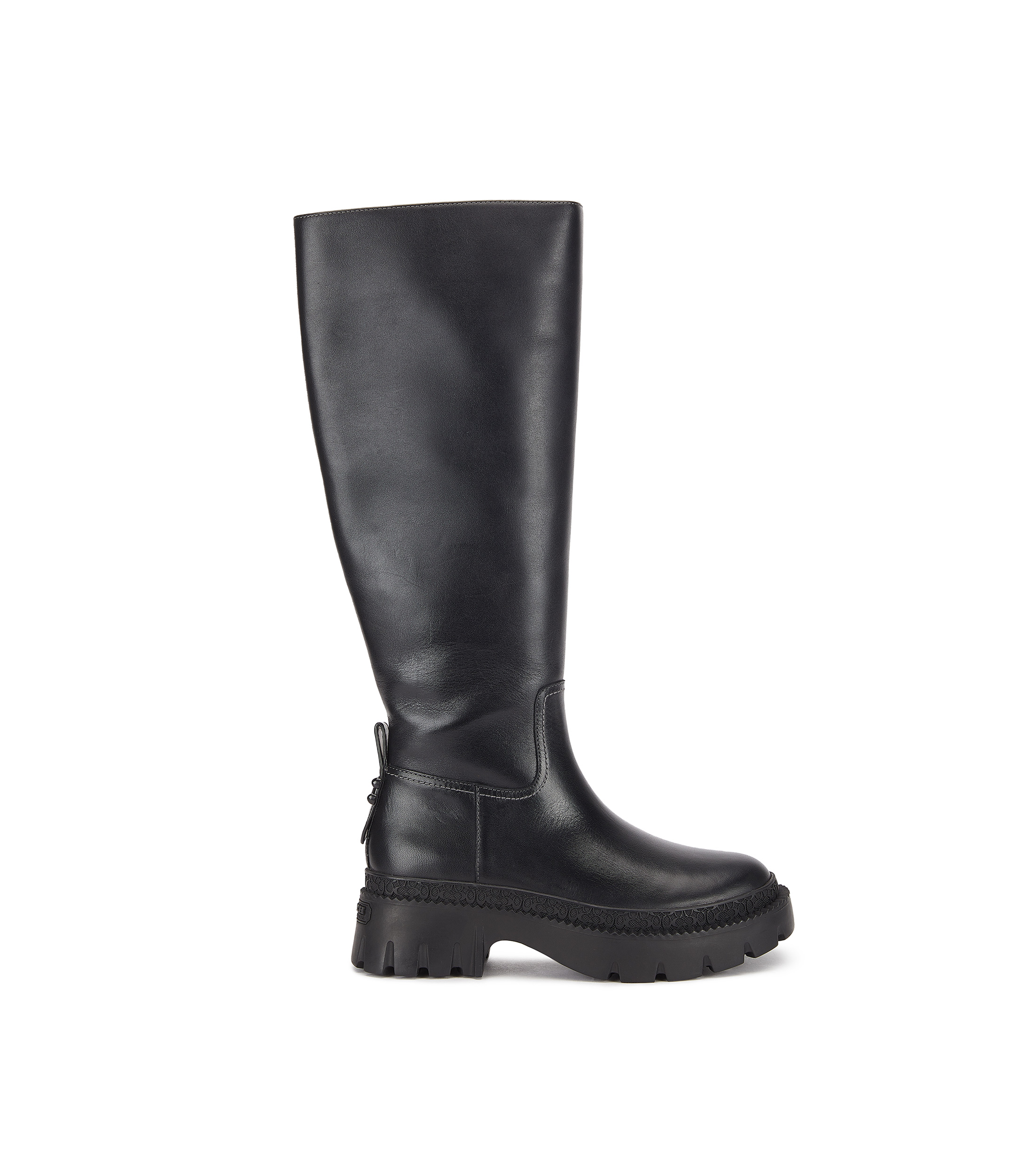 COACH: Botas en Piel de Tacón Bajo Media Luna Mujer | El Palacio de Hierro