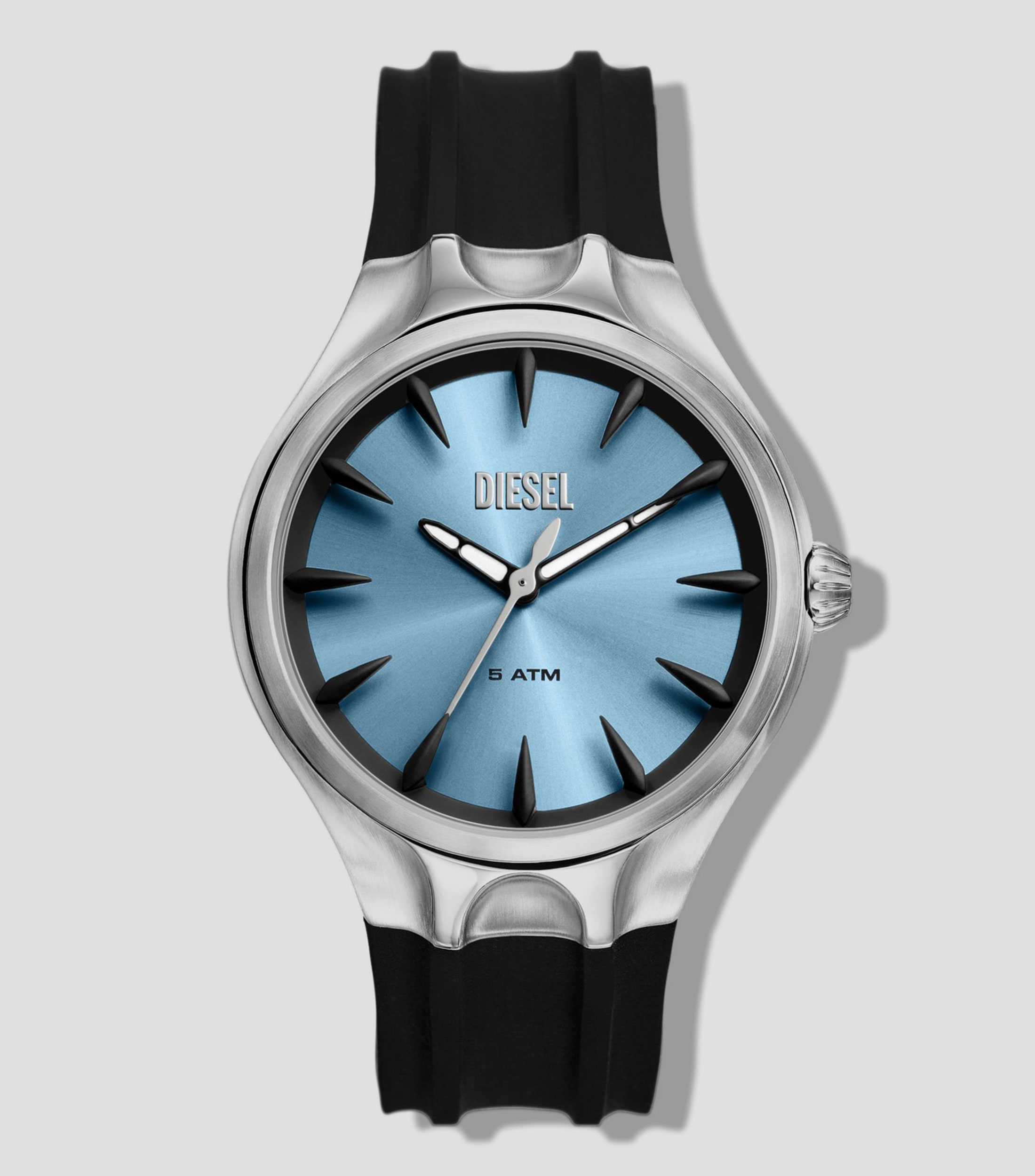 Diesel Reloj para Hombre Streamline Casual, Plataedo, Azul - El Palacio ...