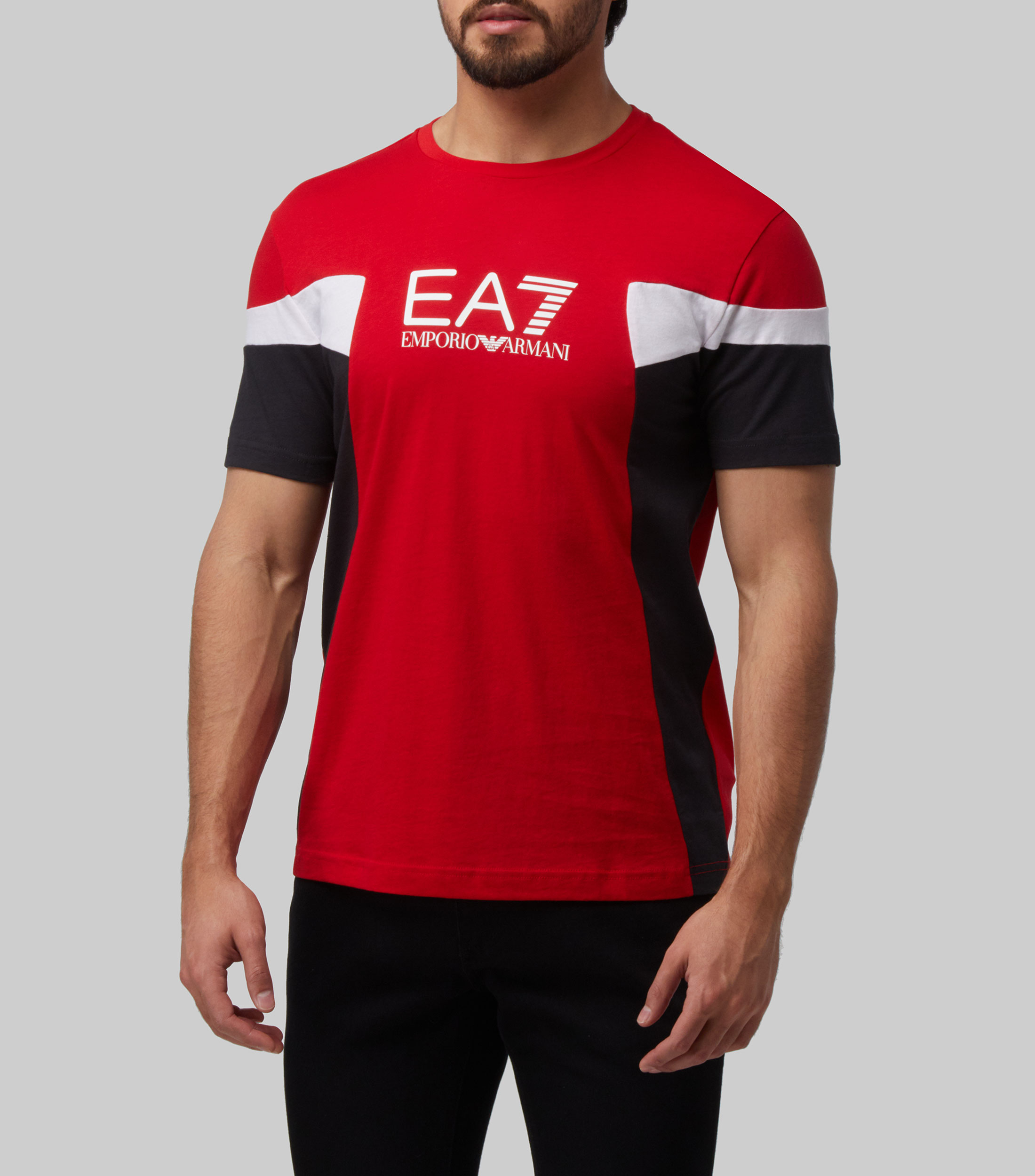 EA7 Emporio Armani: Playera de cuello redondo y manga corta Hombre | El Palacio de Hierro