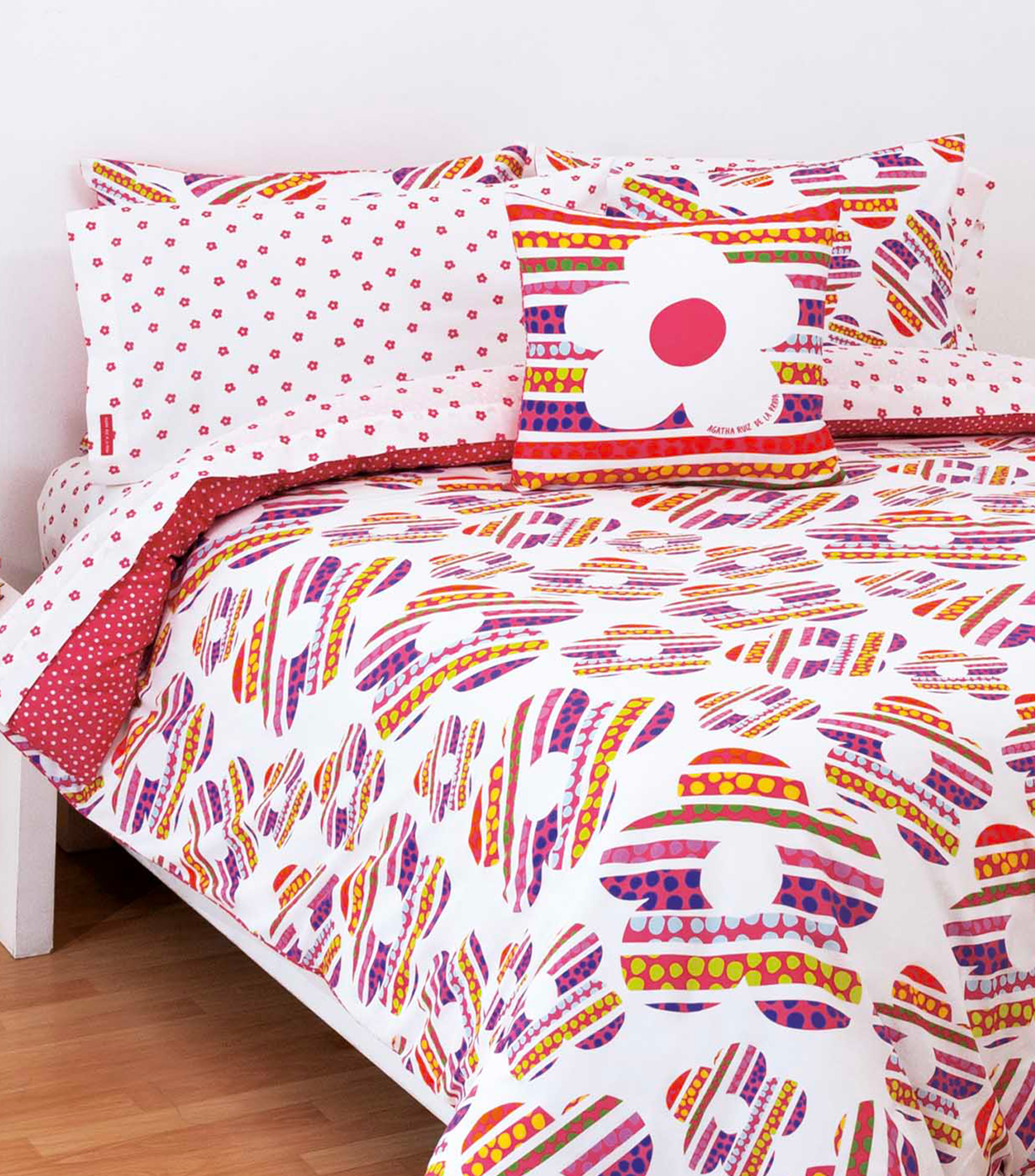 Agatha Ruiz de la Prada Set de Edredón Individual Agatha Flower - El ...