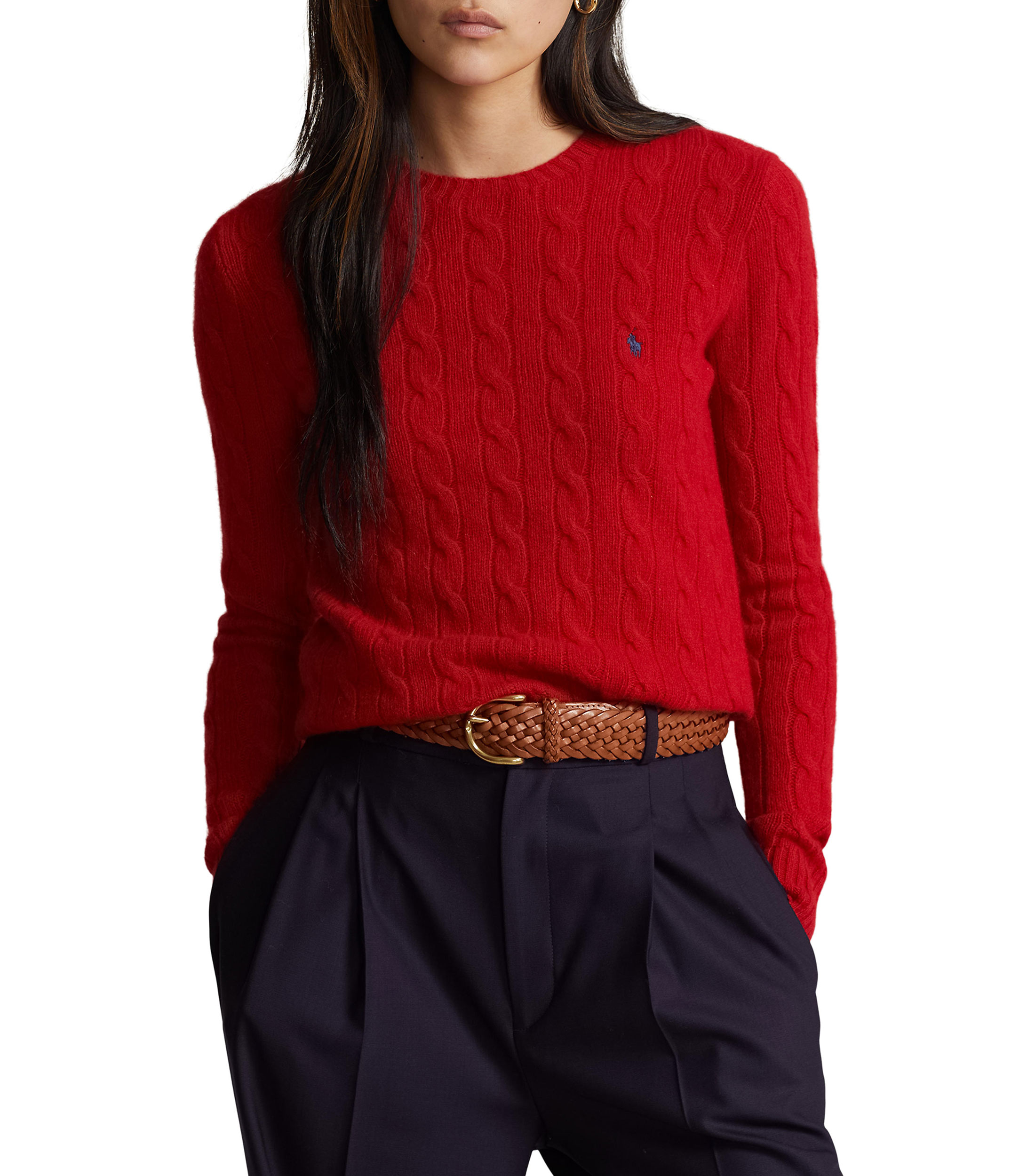 Polo Ralph Lauren Suéter de lana y cachemira en tejido de punto Mujer ...