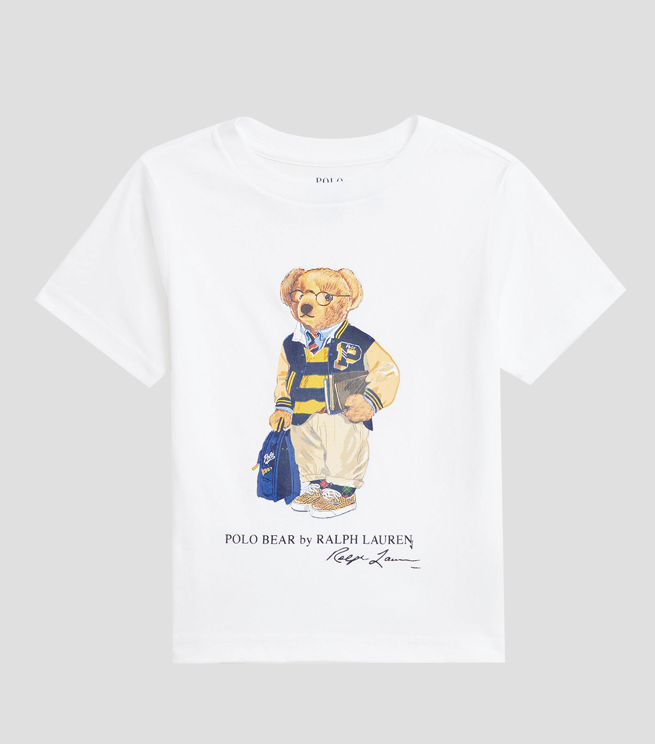 Polo Ralph Lauren: Playera de punto de algodón con osito Polo Niño | El ...