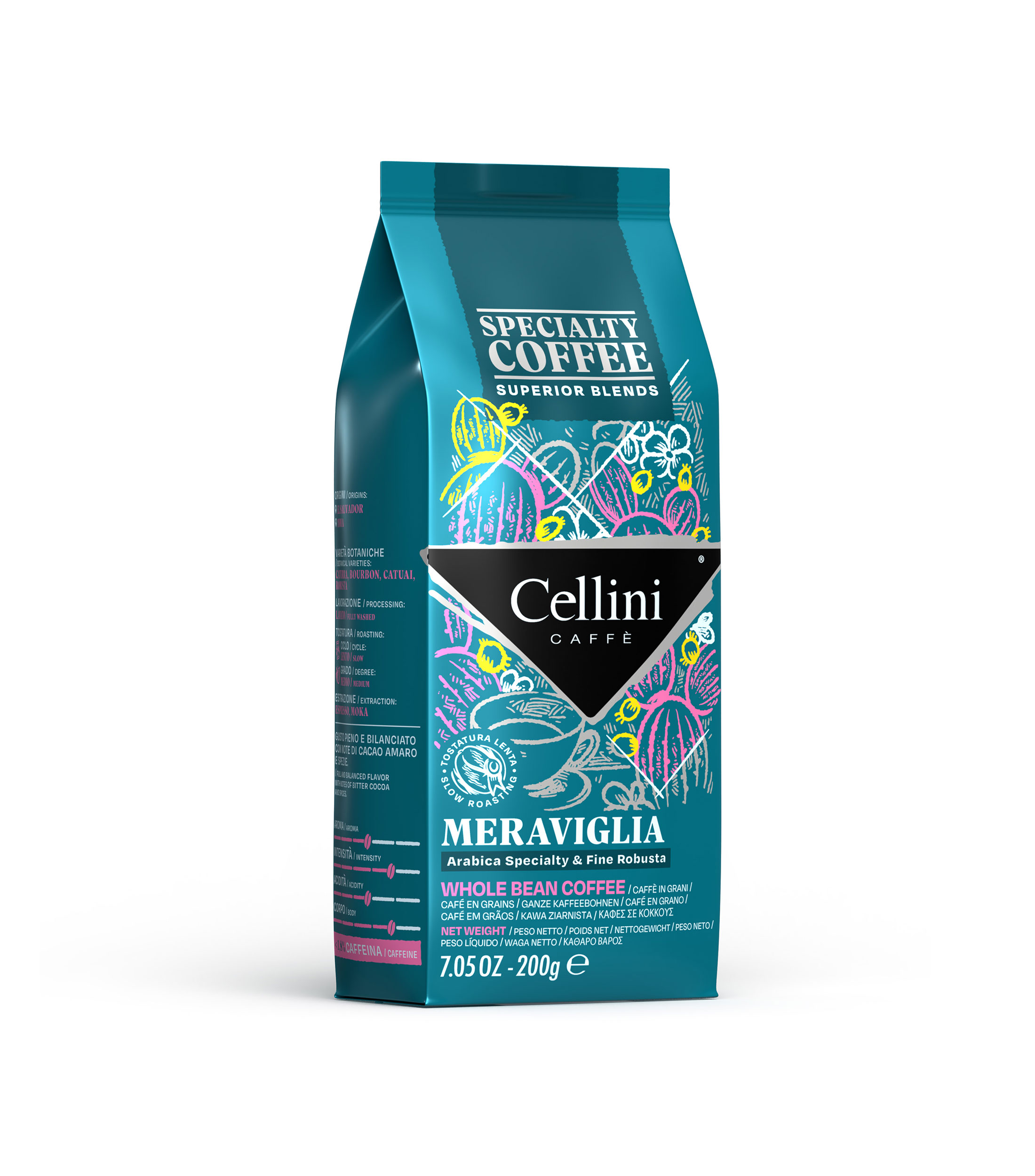 Cellini Café: Café de grano Meraviglia, 200 g | El Palacio de Hierro