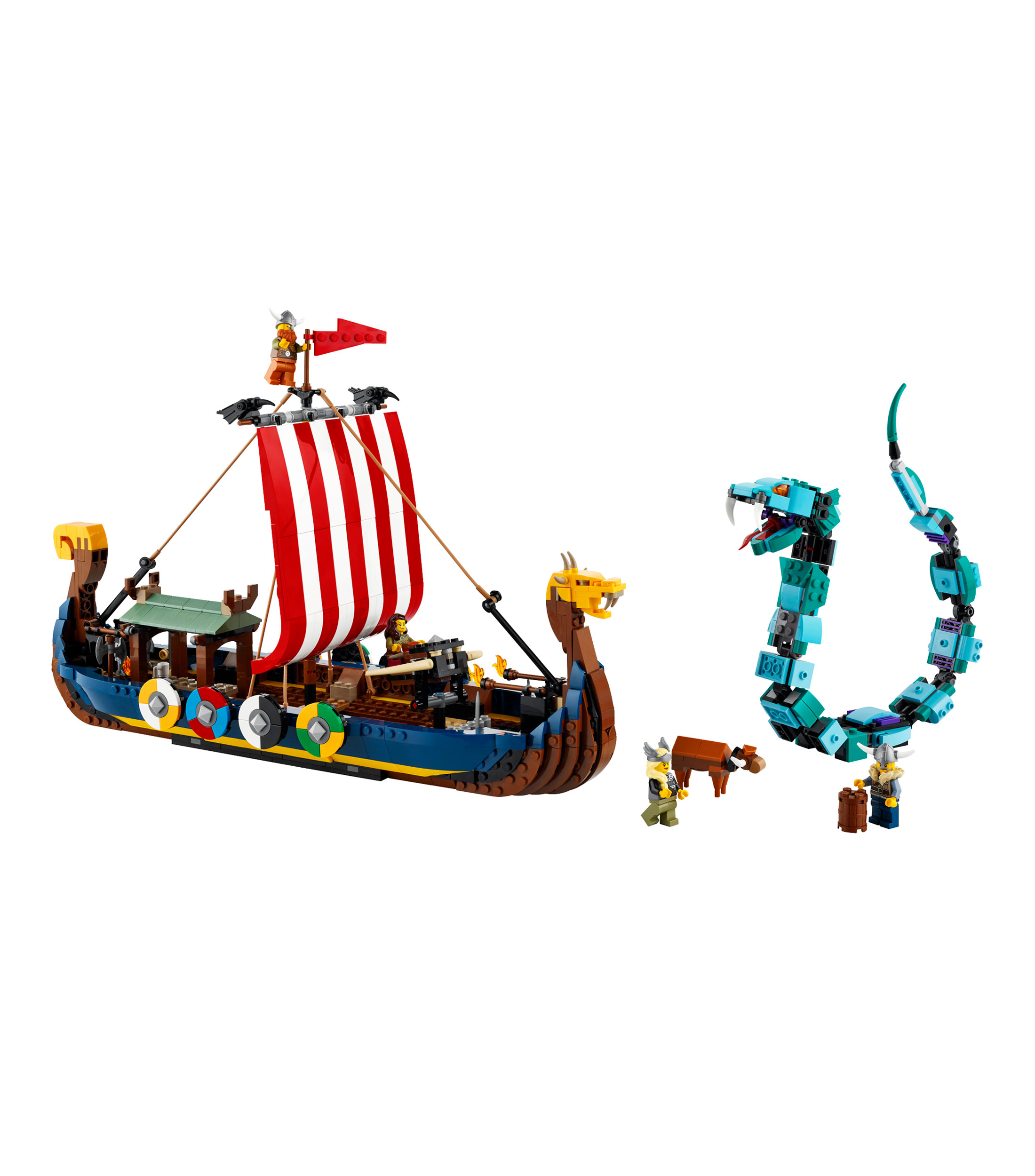 Lego Lego Creator, Barco Vikingo y Serpiente Midgard - El Palacio de Hierro
