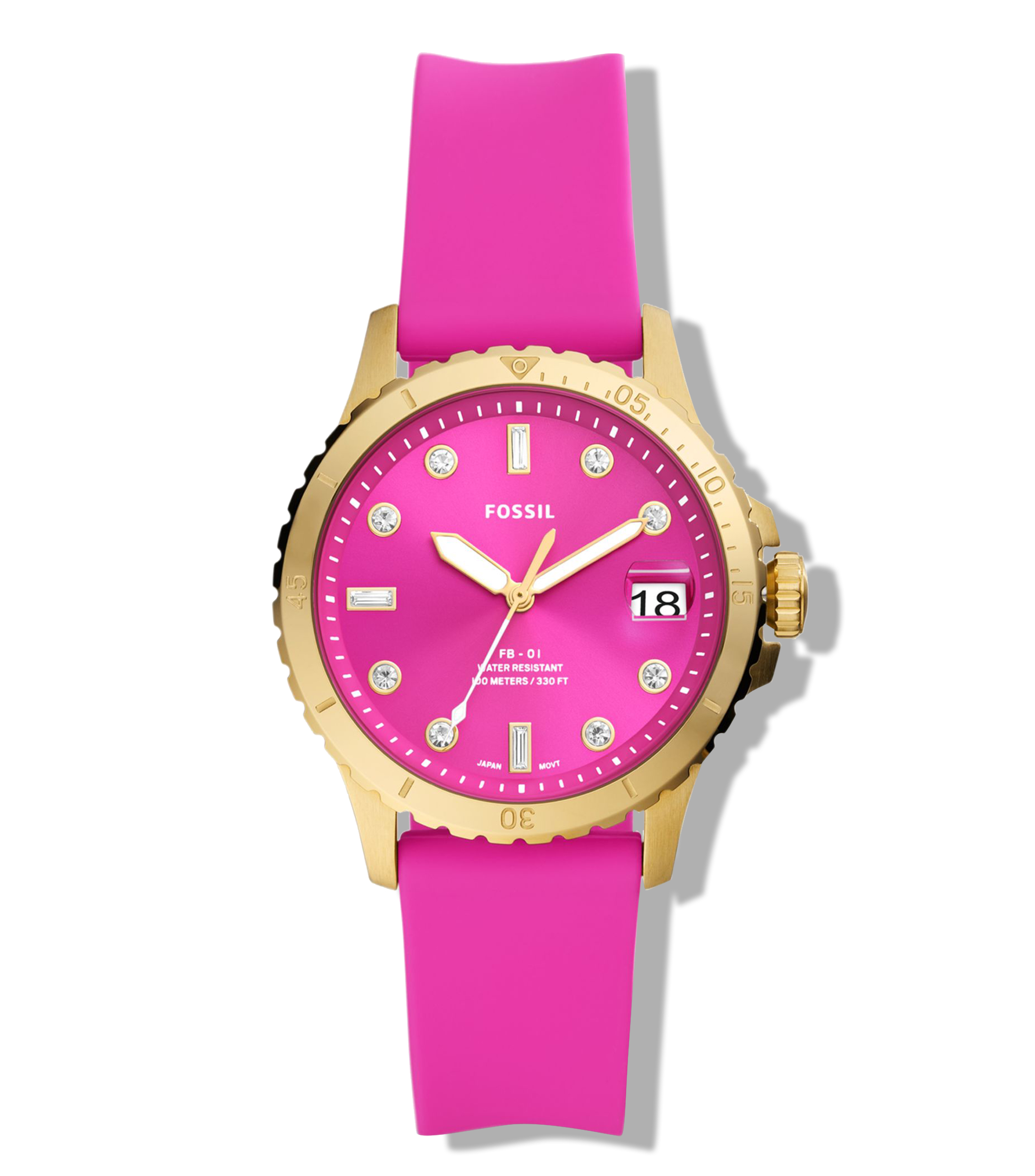 Fossil Reloj para mujer FB-01 Casual, Dorado - El Palacio de Hierro