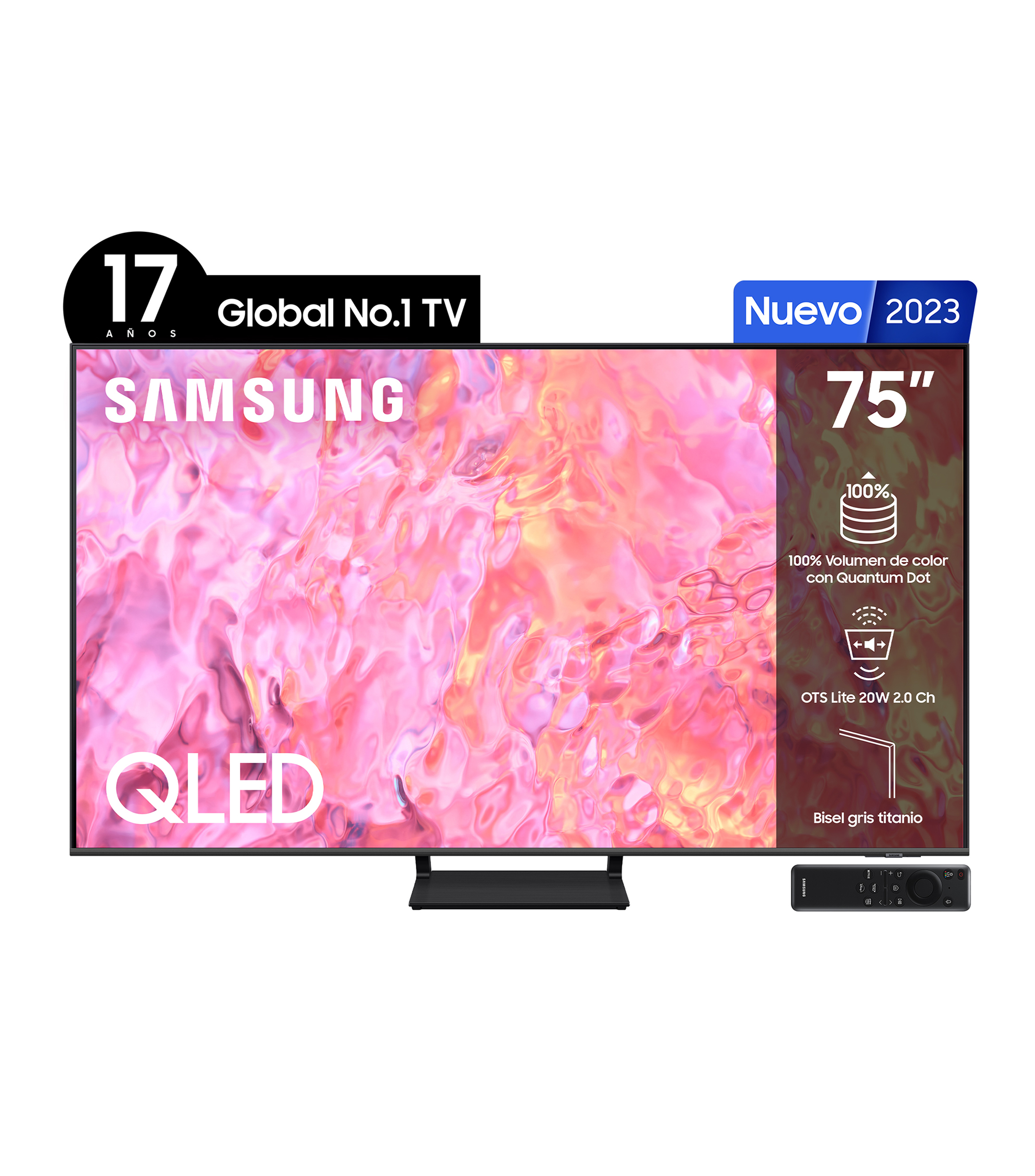 Samsung: Pantalla 75 pulgadas plana QLED 4K QN75Q65CAFXZX | El Palacio ...