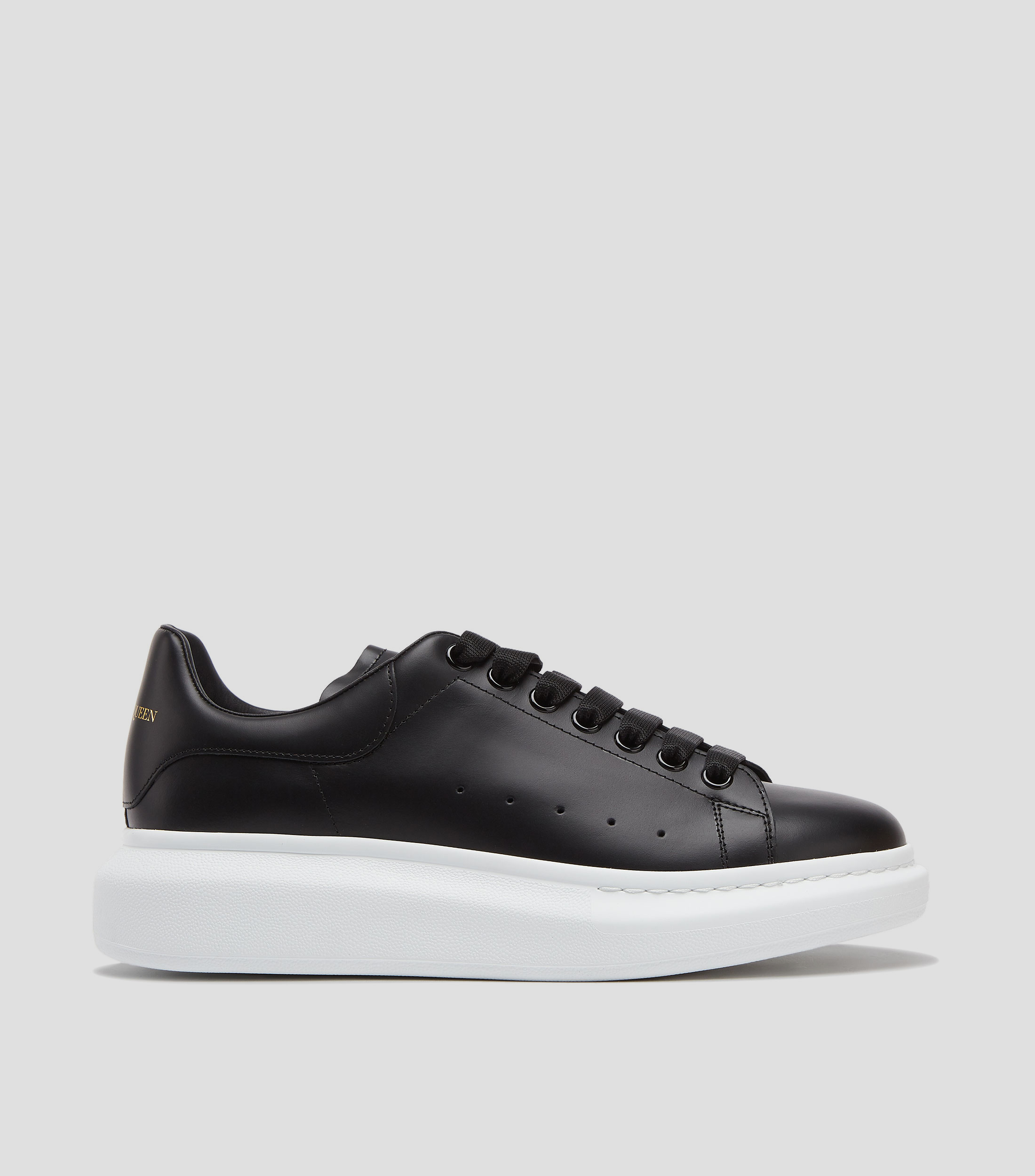 Alexander McQueen Tenis casuales Wellness en piel, negros Hombre - El ...
