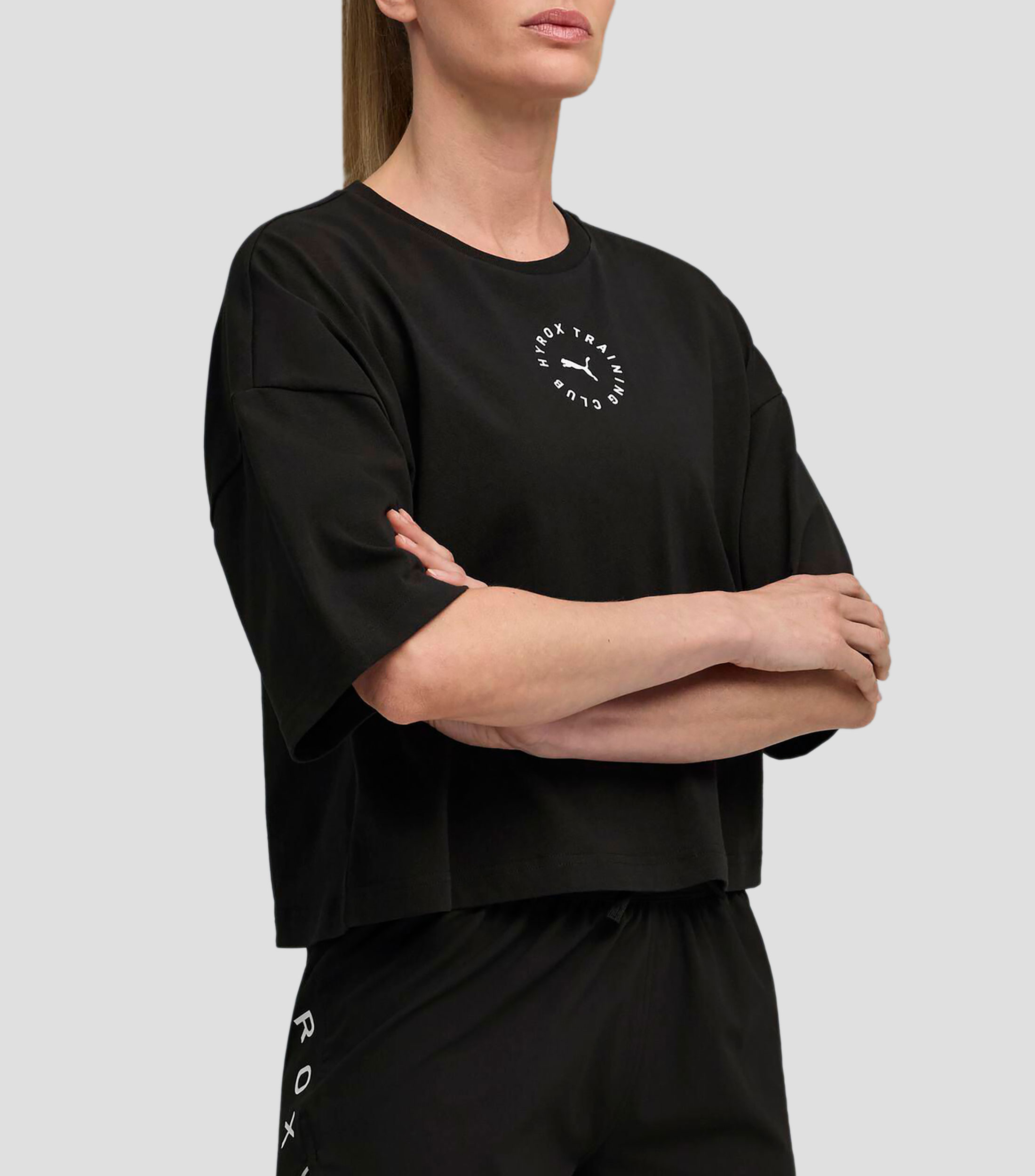 Puma Playera deportiva Hyrox cropped de manga corta Mujer |El Palacio ...