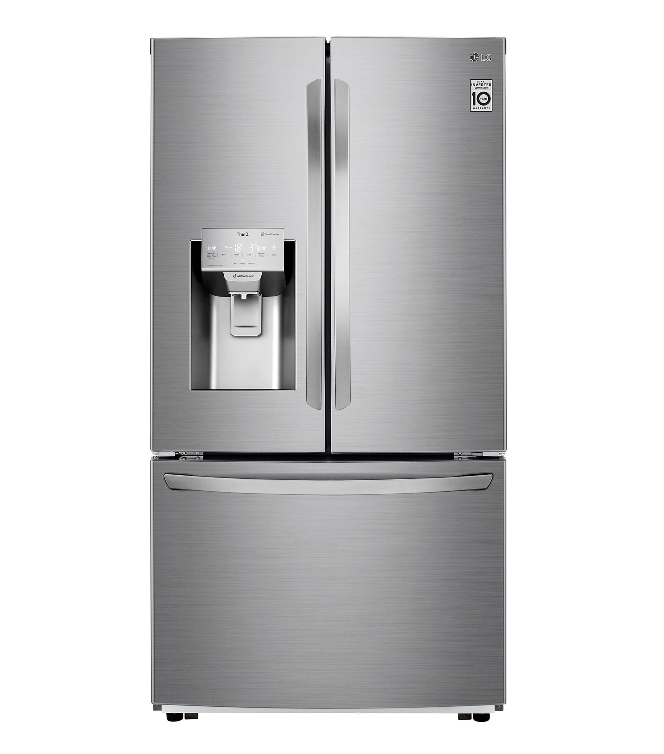 LG: Refrigerador French Door 28 p3 GM28LIP | El Palacio de Hierro