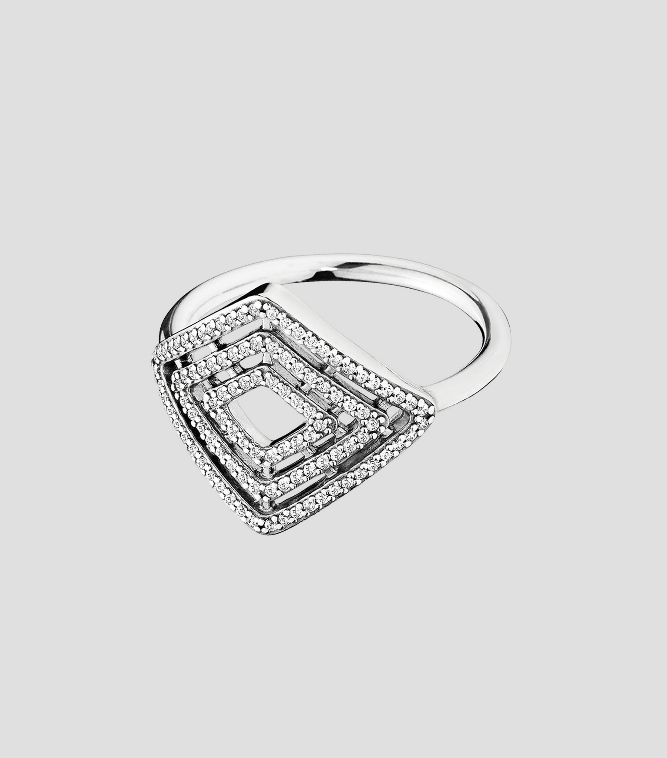 Pandora Anillo en plata .925 Geometric Lines con zirconia cúbica Mujer ...