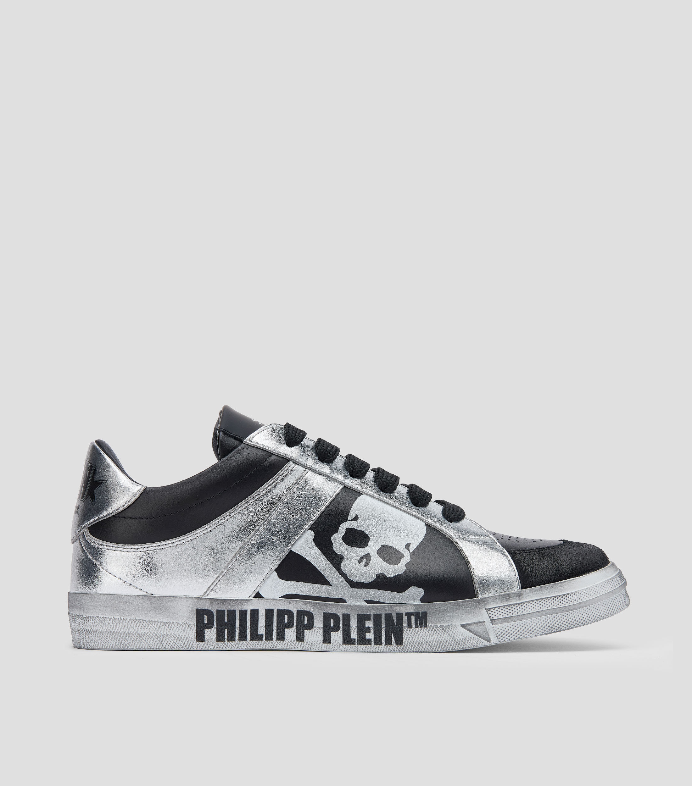 Philipp Plein: Tenis casuales en piel Retrokickz Hombre | El Palacio de ...