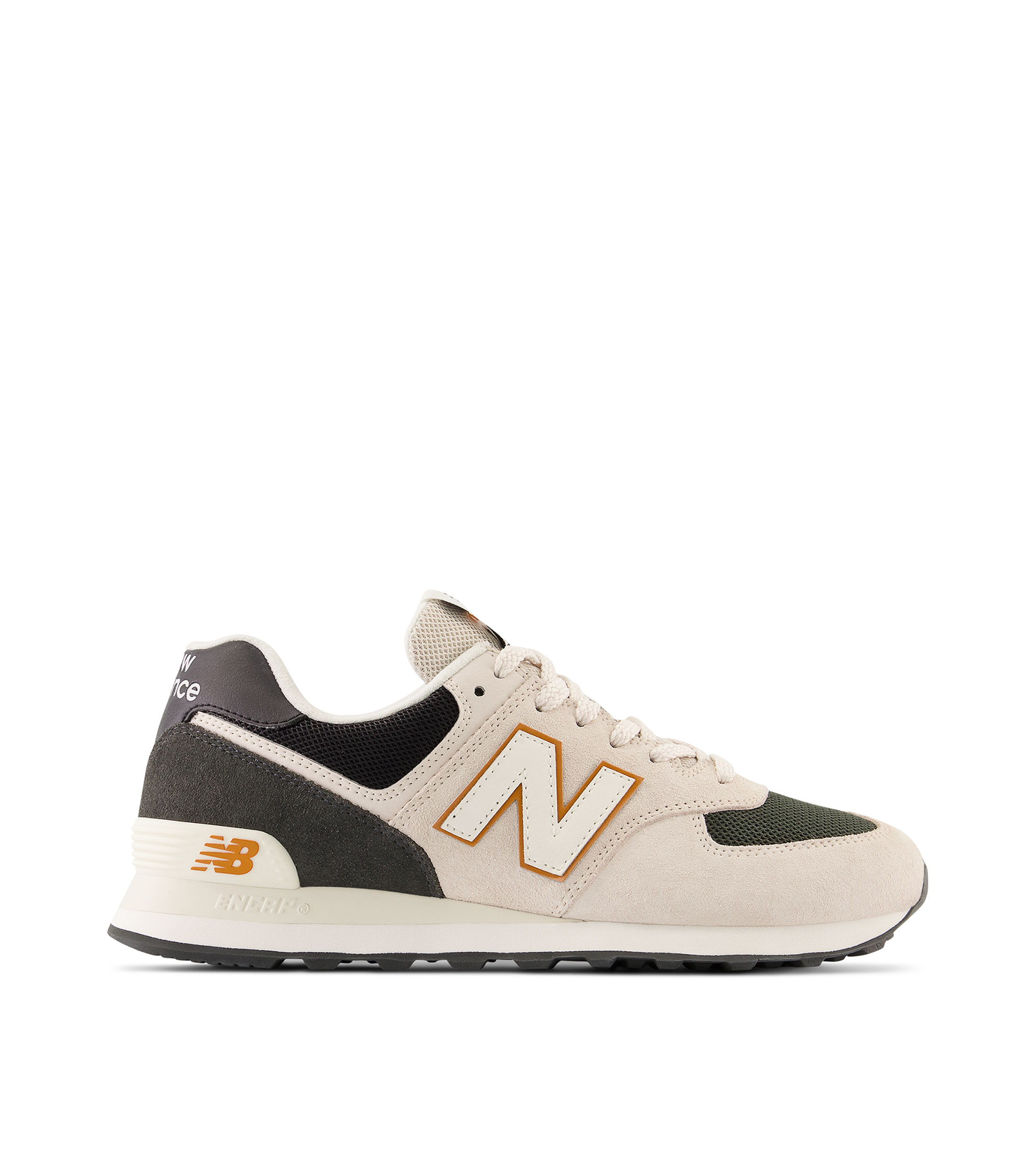 New Balance: Tenis casuales 574 beige Hombre | El Palacio de Hierro