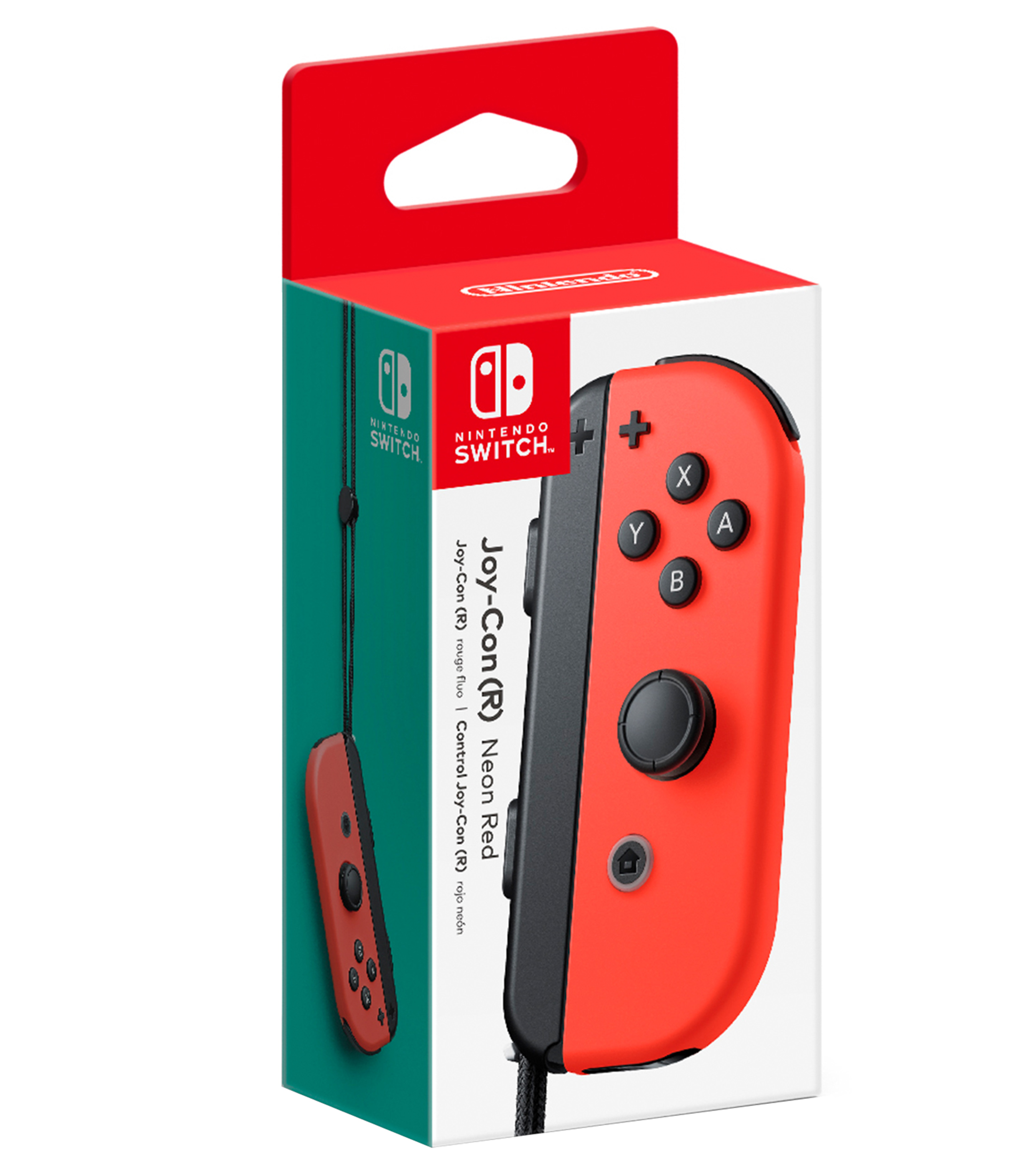 Nintendo Control Inalámbrico Joy-Con (R) Neon Red Nintendo Switch - El ...