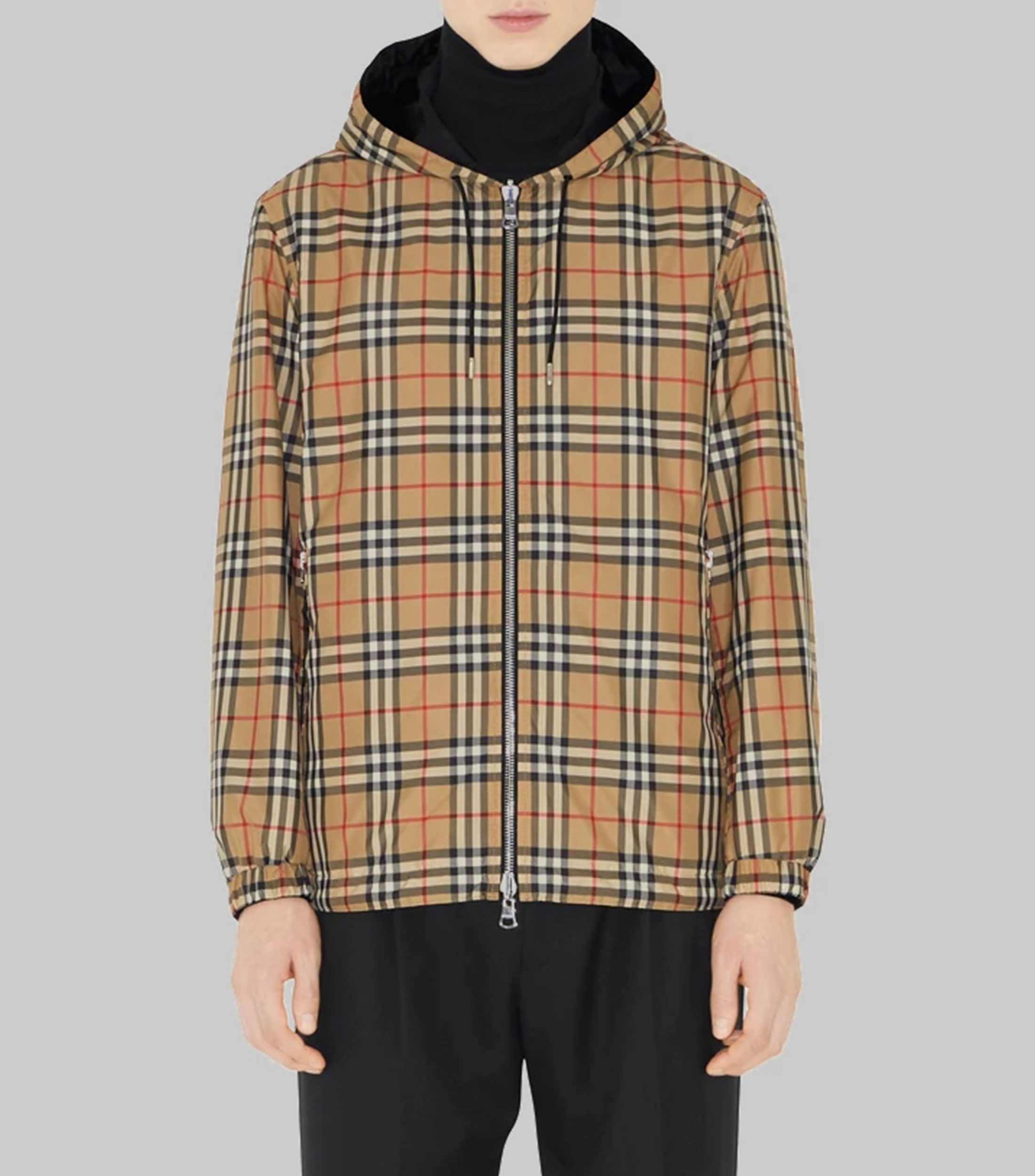 Burberry Chamarra reversible Check Hombre - El Palacio de Hierro