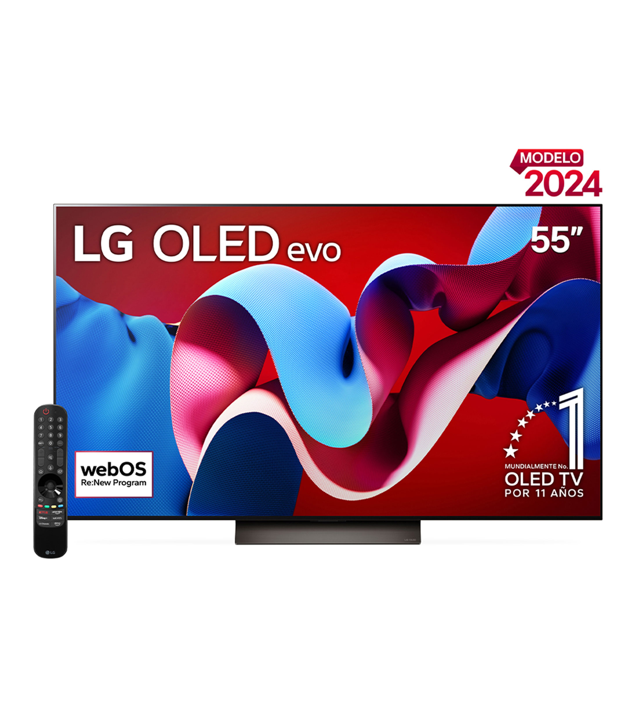 LG: Pantalla 55 Pulgadas Plana OLED 4K webOS OLED55C4PSA | El Palacio ...