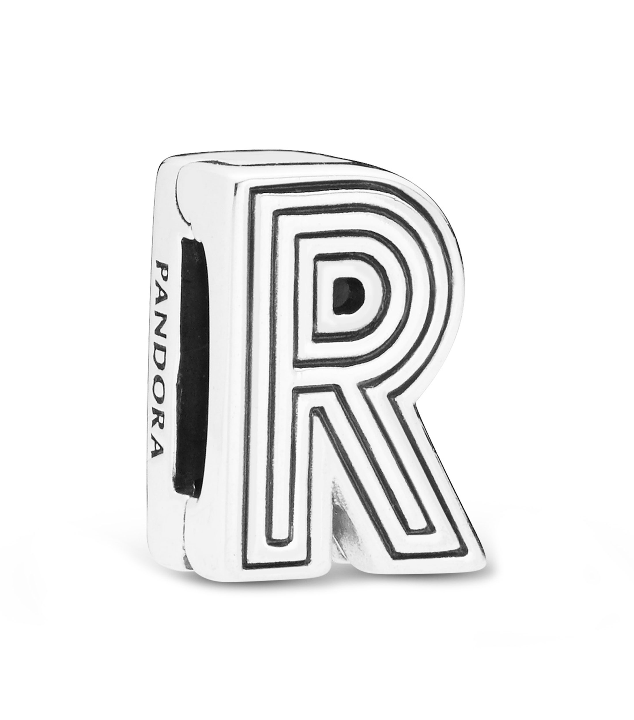 Pandora Charm Letra "R" en plata Timeless Mujer - El Palacio de Hierro