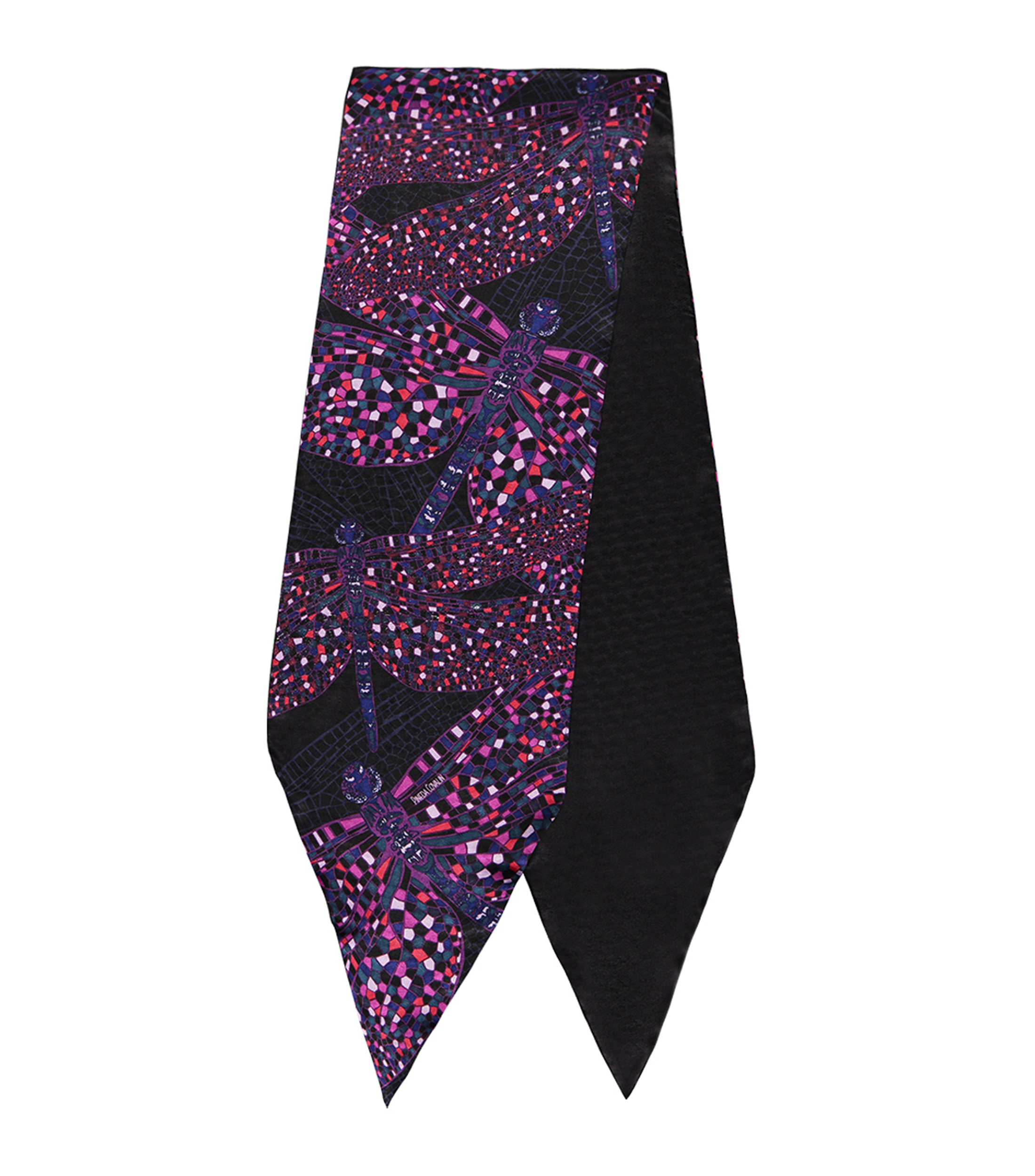 Pineda Covalin Bufanda morada con libélulas Mujer - El Palacio de Hierro