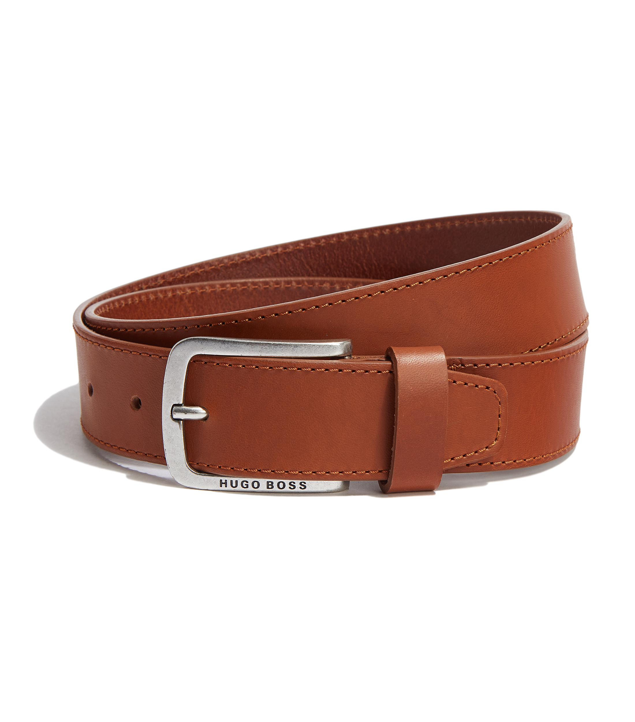 Boss Cinturón en piel café Hombre - El Palacio de Hierro