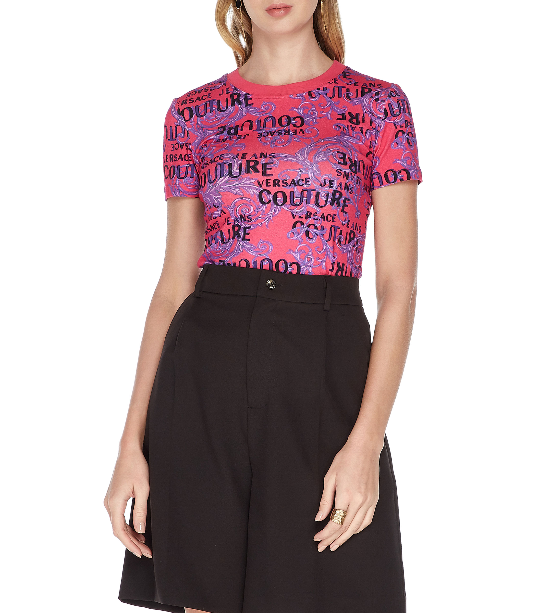 Versace Jeans Couture Playera monogram Mujer - El Palacio de Hierro