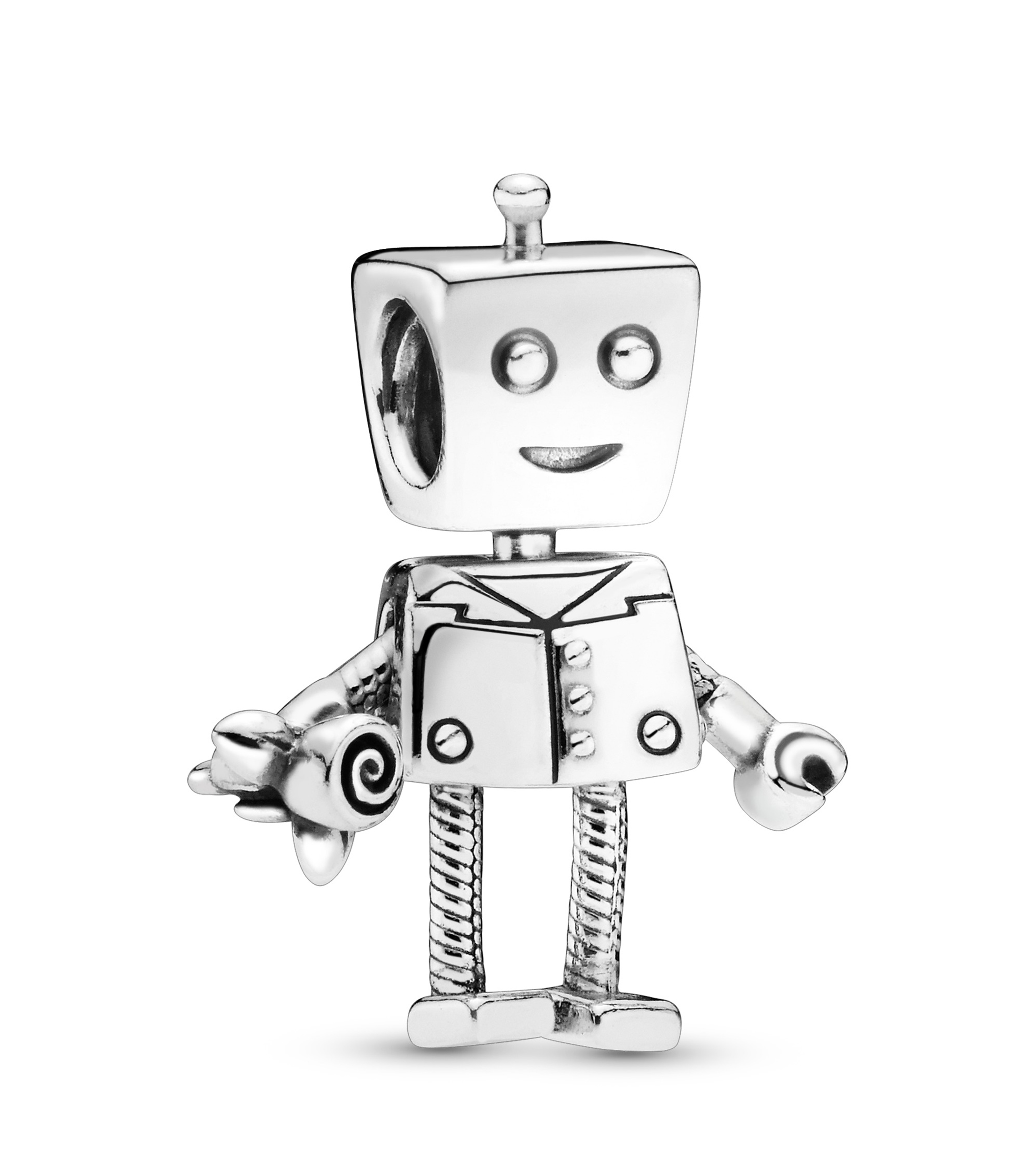 Pandora Charm en plata Robot Unisex - El Palacio de Hierro