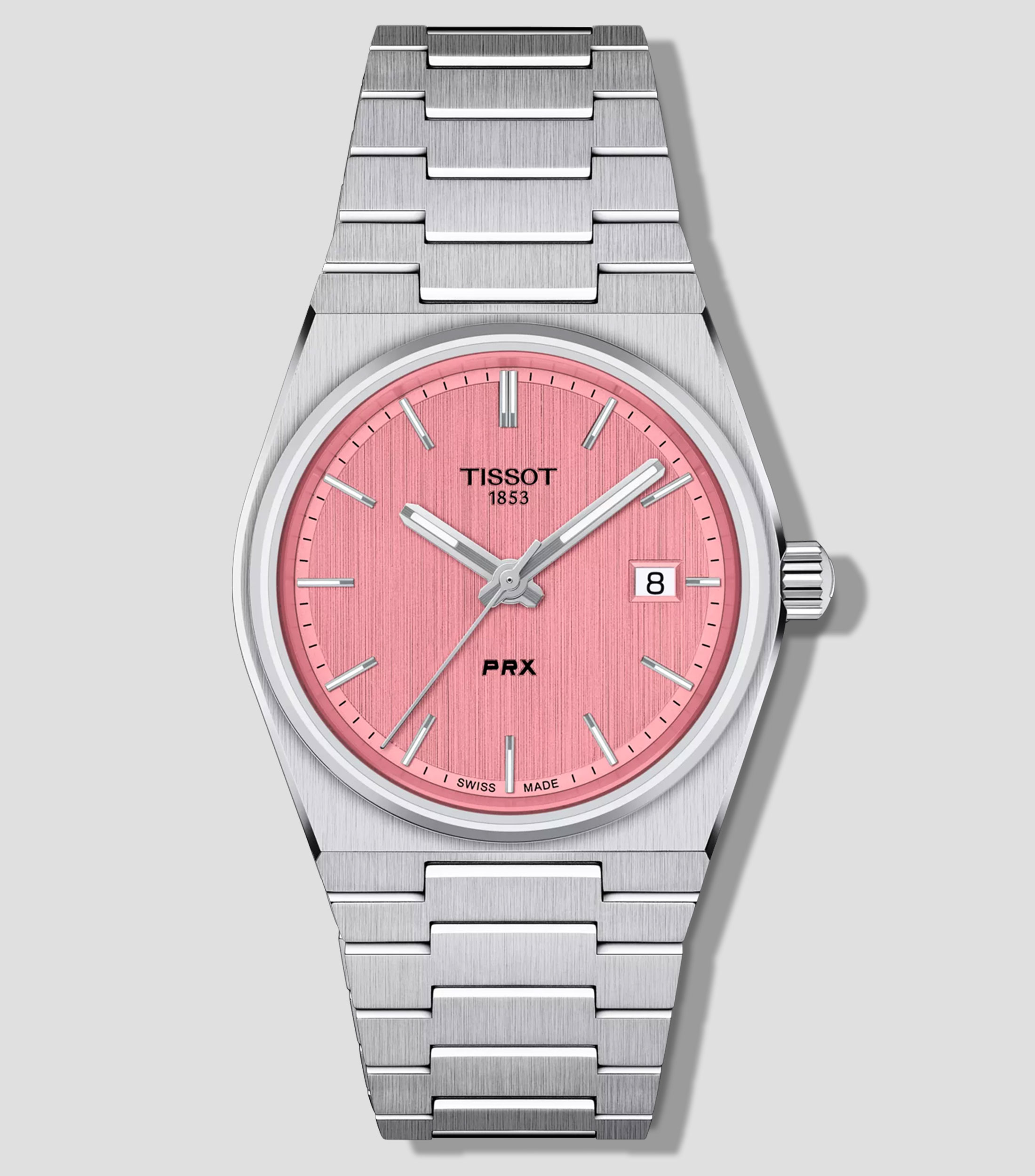 Tissot: Reloj para Mujer PRX Casual Rosa | El Palacio de Hierro