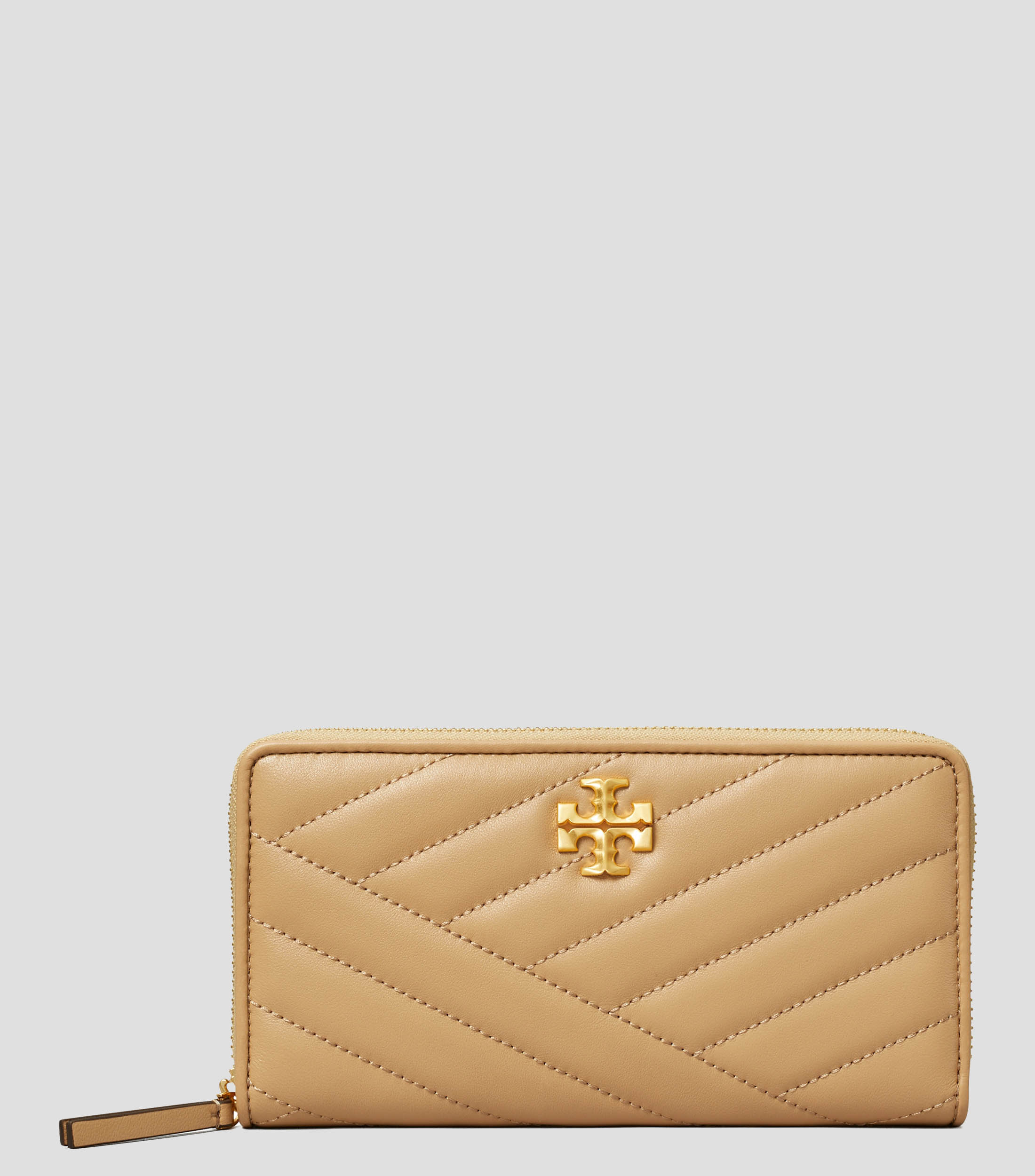 Tory Burch: Cartera chevron en piel Kira con logo Mujer | El Palacio de ...