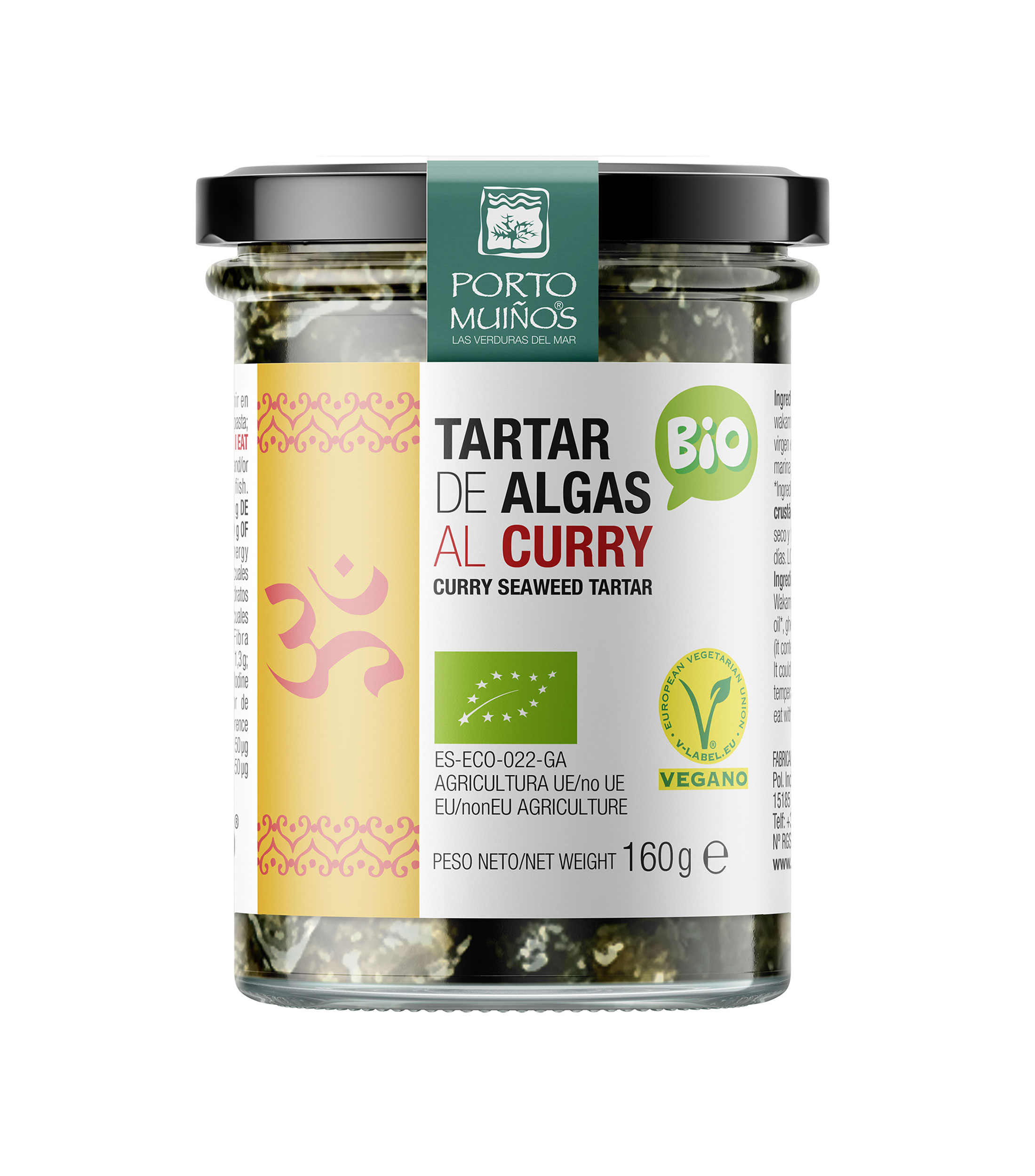 Porto-Muiños Tartar de algas al curry, 160 g - El Palacio de Hierro