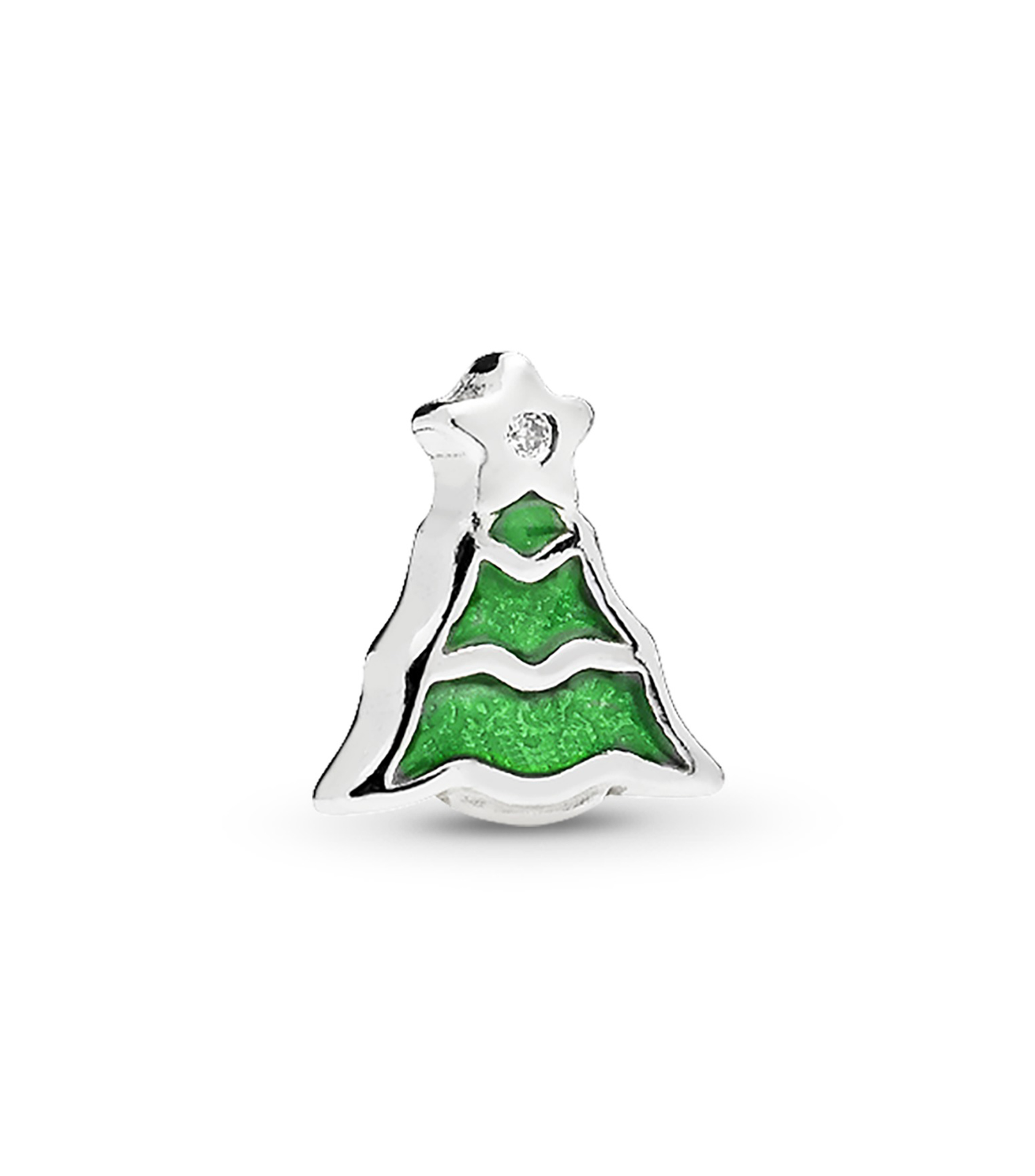 Pandora Pequeño Elemento para Medallón Árbol de Navidad en Plata Mujer ...